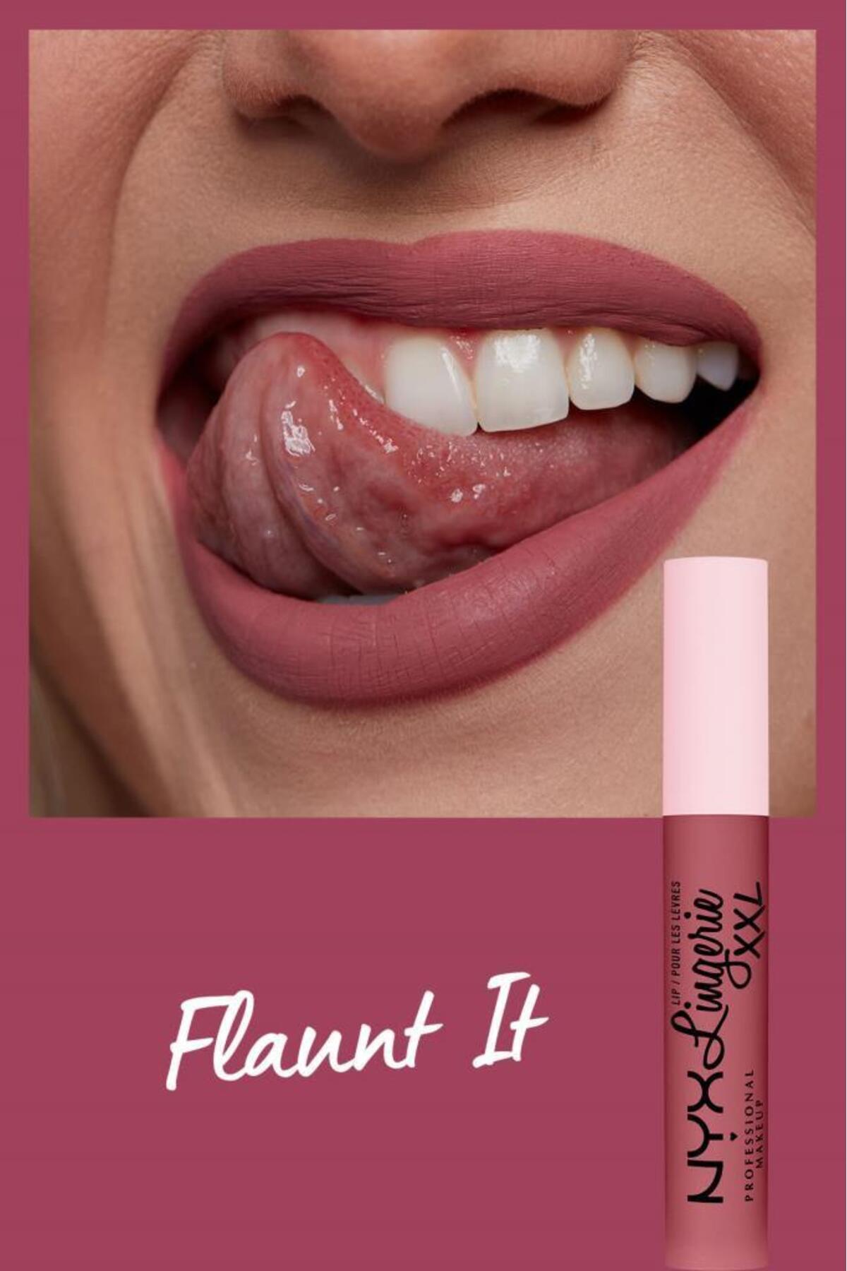 NYX Professional Makeup Lip Lingerie Xxl Likit Mat Ruj Flaunt It Fiyatı ...