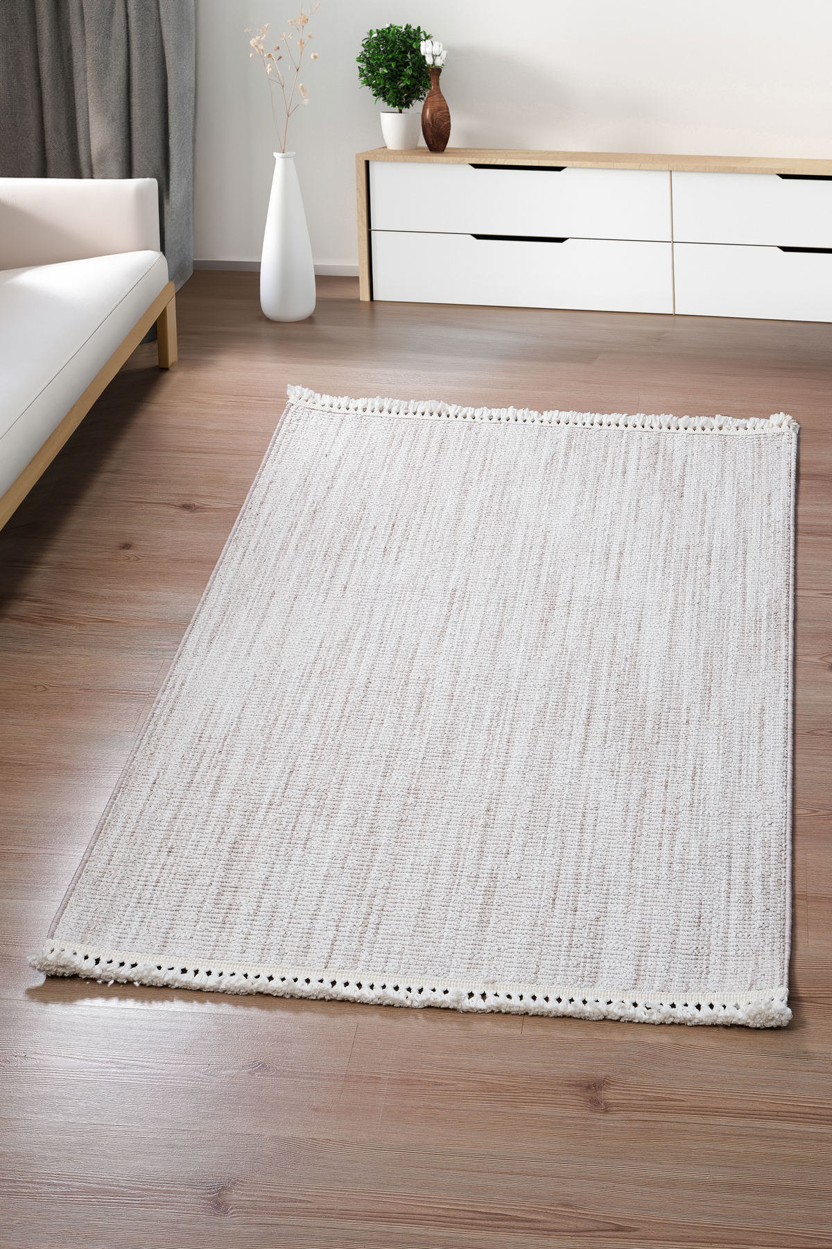 MODAPEK Carpetde Grappo Serisi Naturel Oturma Odası Salon Mutfak ...