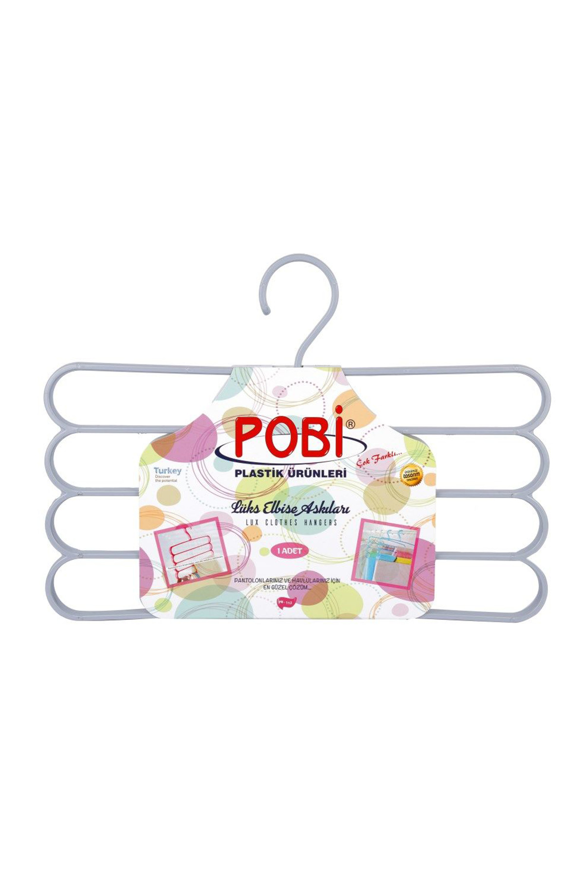 morlimon Pobi Dört Katlı Pantolon ve Elbise Askısı - Şeffaf Fiyatı ...