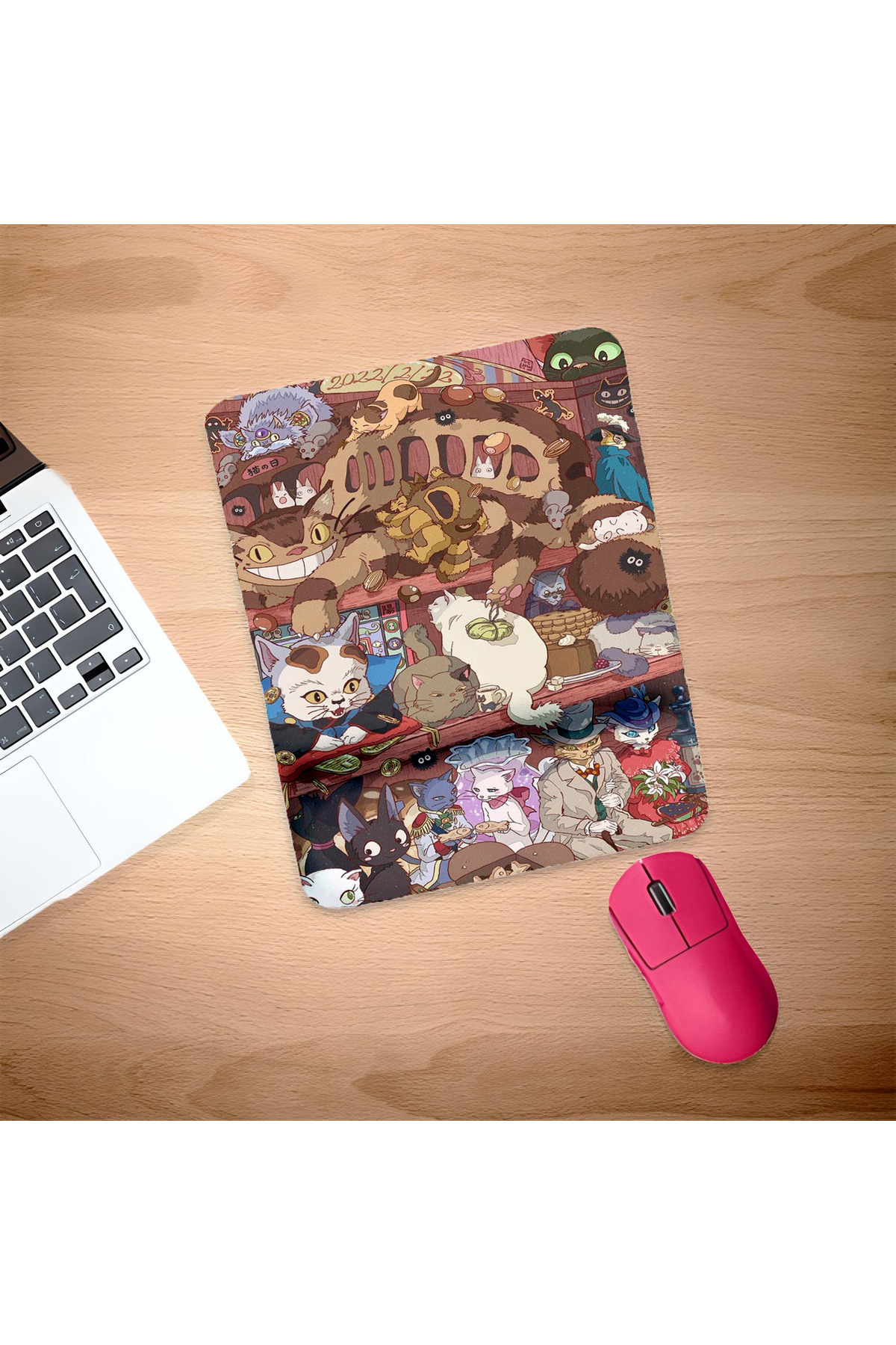 UcuruStore Kedi Karmaşası Bilek Destekli Dikdörtgen Mouse Pad - Fiyatı ...