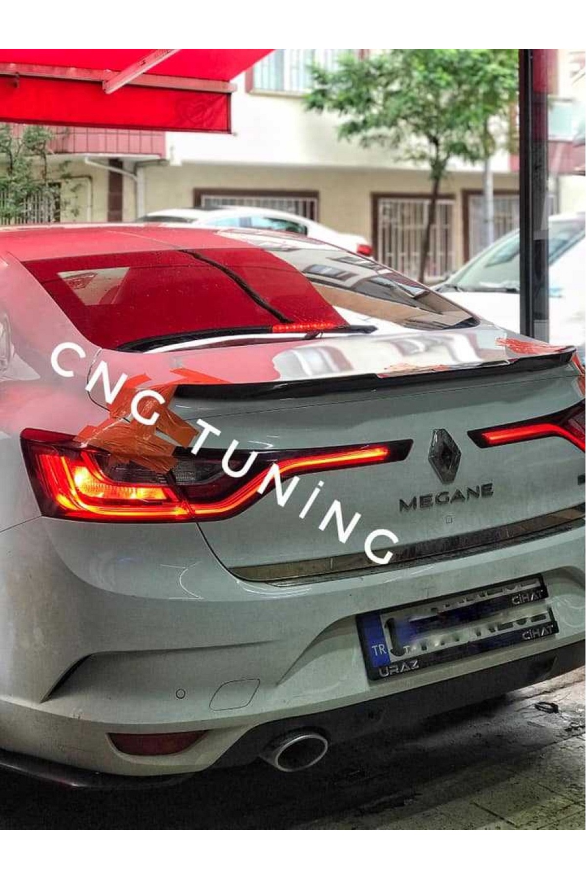 cng tuning Renault Megane 4 Sedan Uyumlu Yarasa M4 Bagaj Üstu Spoiler Pianoblack - Fiyatı, Yorumları