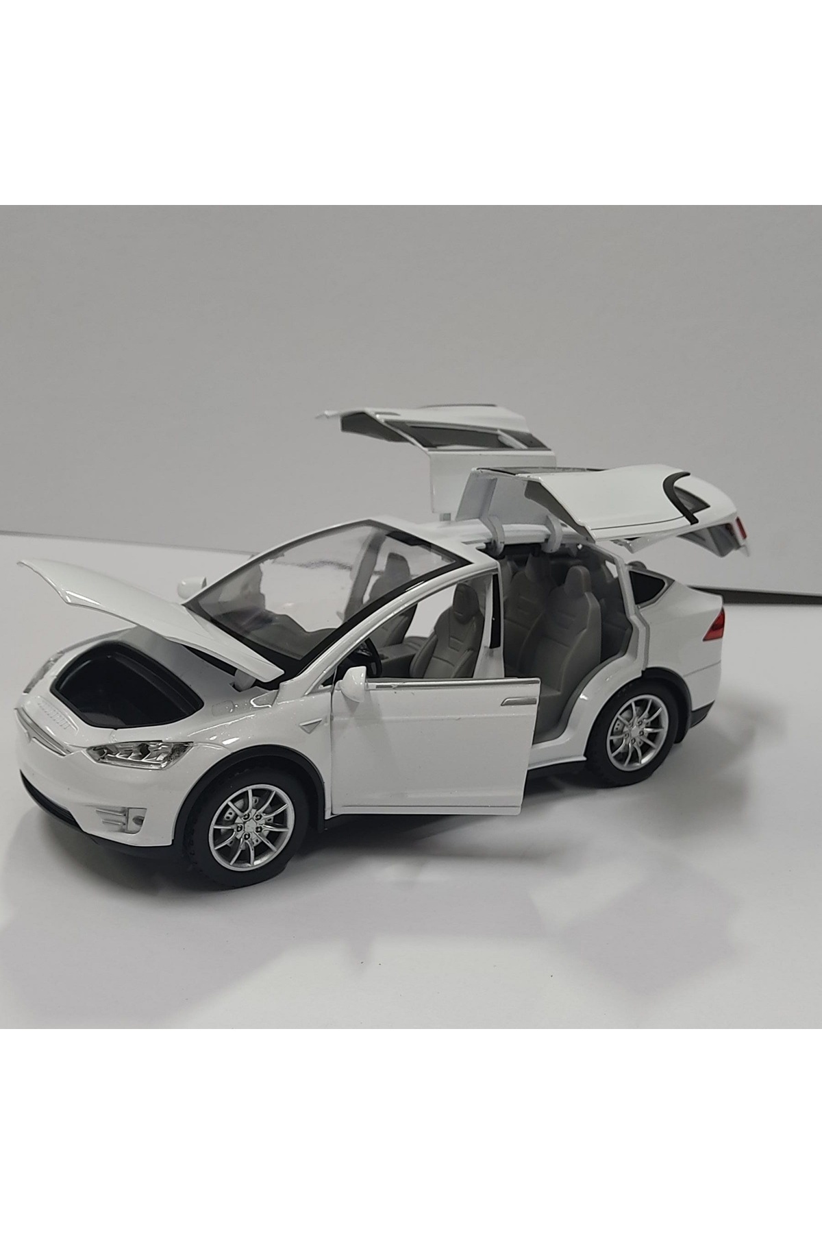 Tower Toys Tesla Model X Diecast Metal Araba Model Araba 1:22 Sesli ...