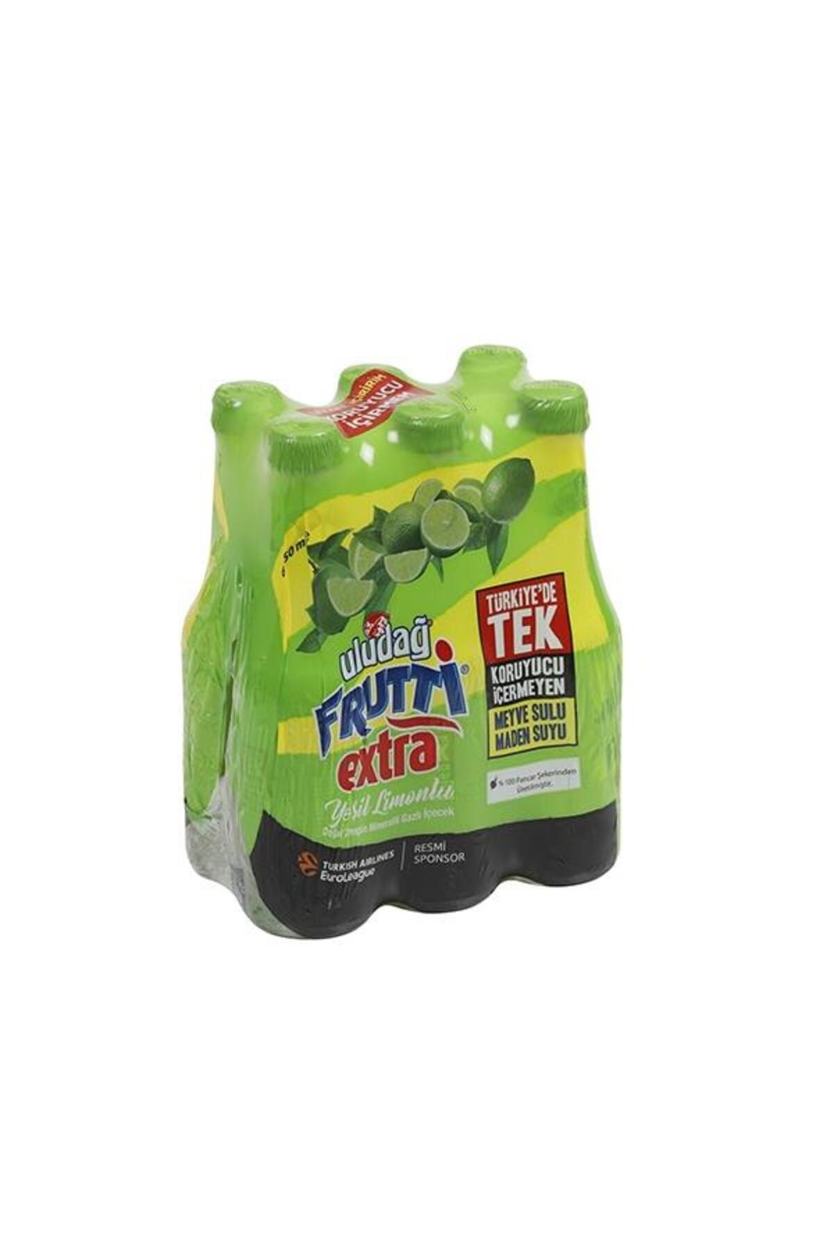 Uludağ Frutti Extra Yeşil Limonlu 250 Ml X 6 Adet - Fiyatı, Yorumları