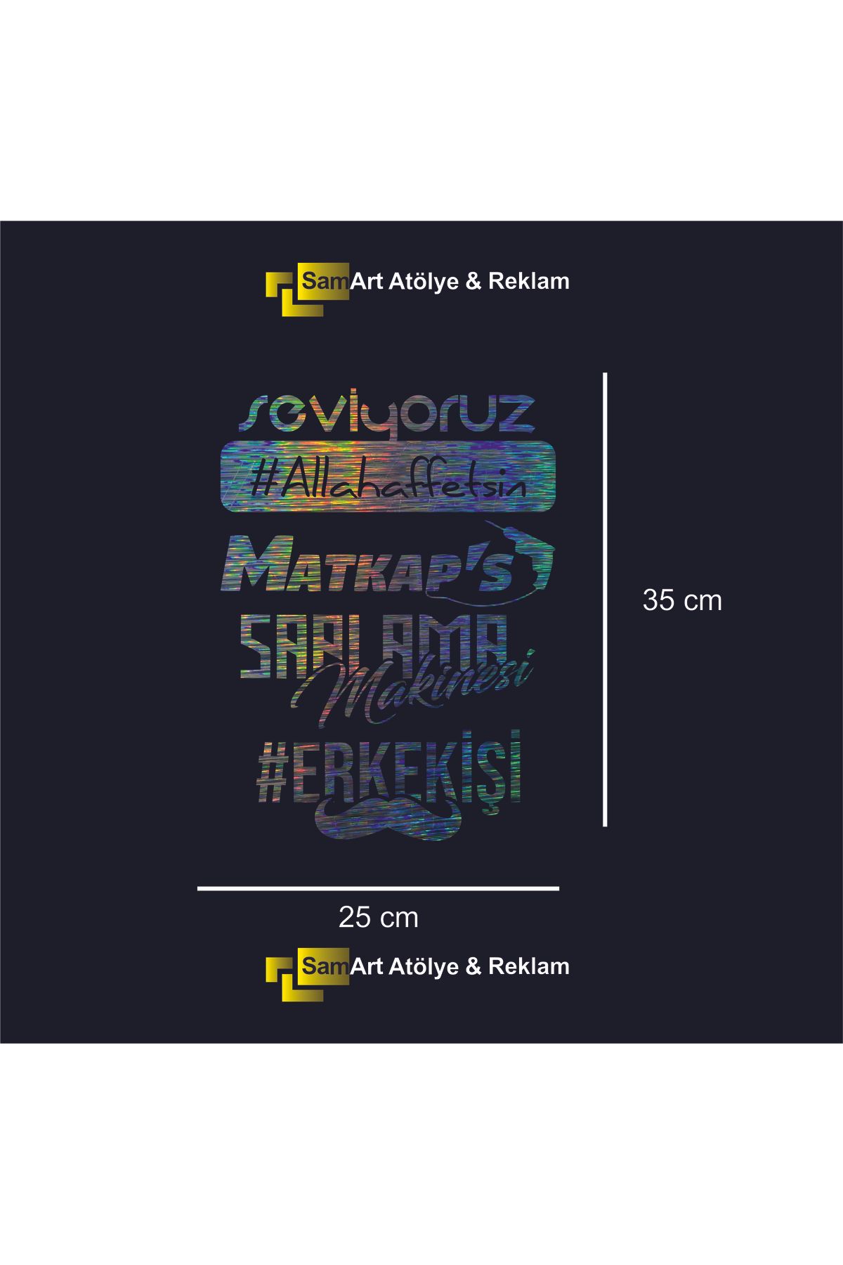 Samart Araç Sticker Hologram Fiyatı Yorumları Trendyol