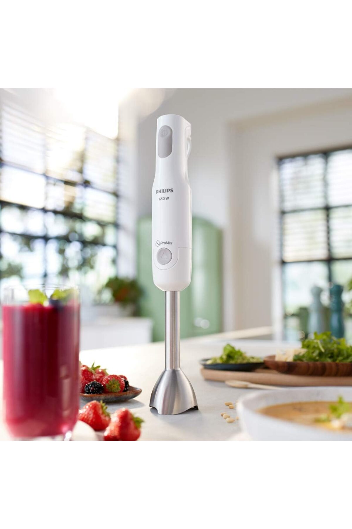 Philips Hr2534/00 Blender, 650w, Paslanmaz Çelik Karıştırma Çubuğu ...