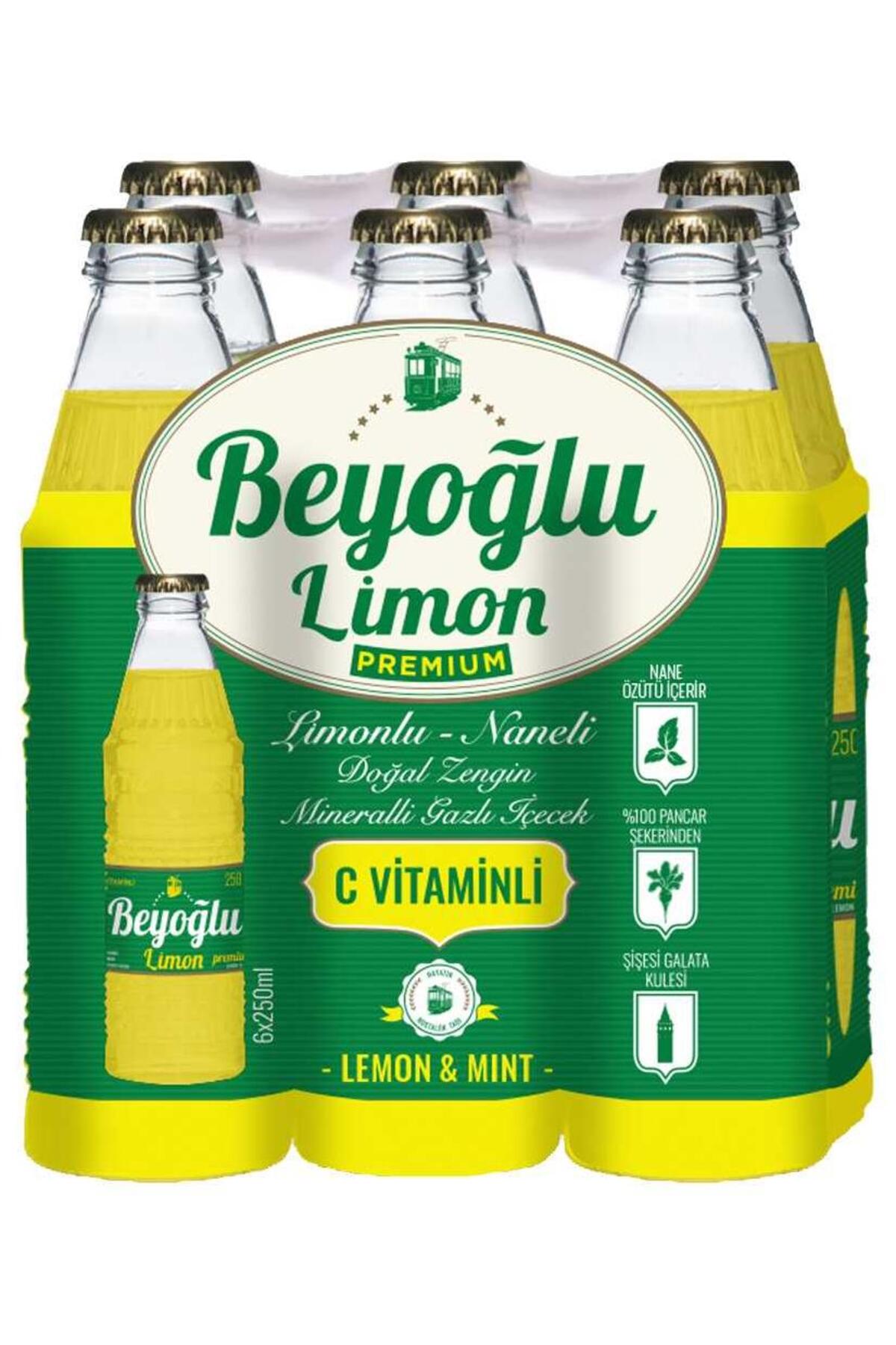 Beyoğlu Gazozu Limonlu 250 Ml X 6 AdetFiyatı, Yorumları - Trendyol