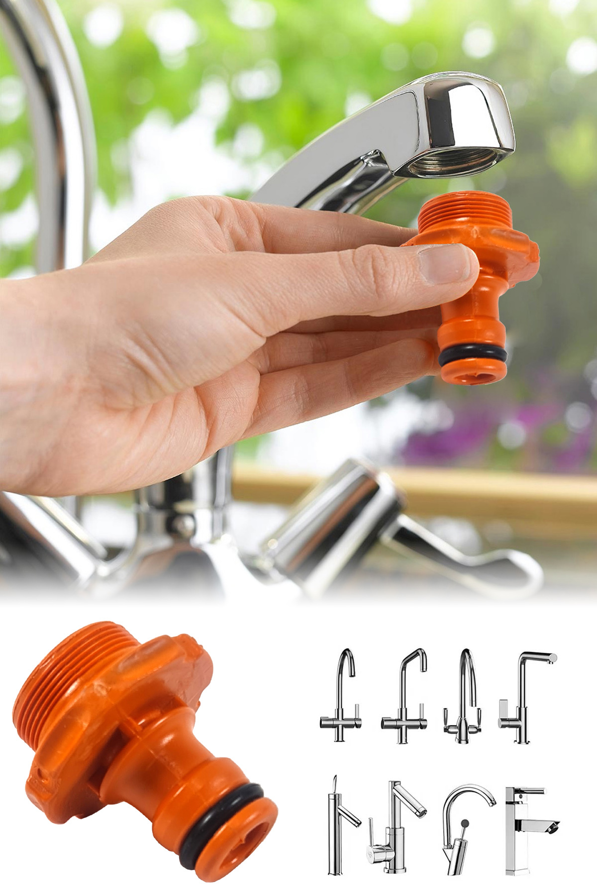 Binbirreyon Iç Mekan Batarya Musluk Bağlantı Aparatı Otomatik Ince Diş ...