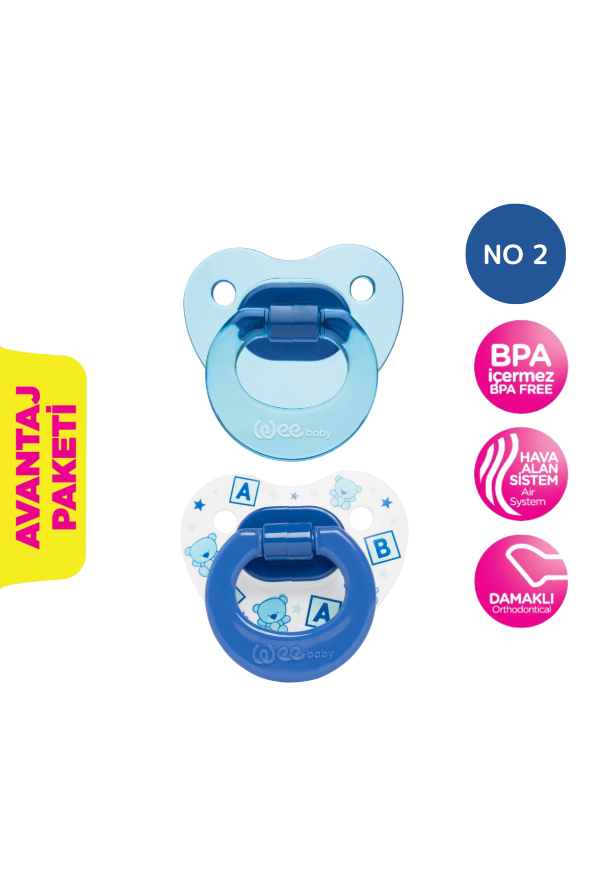 Wee Baby 2’li Damaklı Emzik No:2 Erkek Fiyatı, Yorumları - Trendyol
