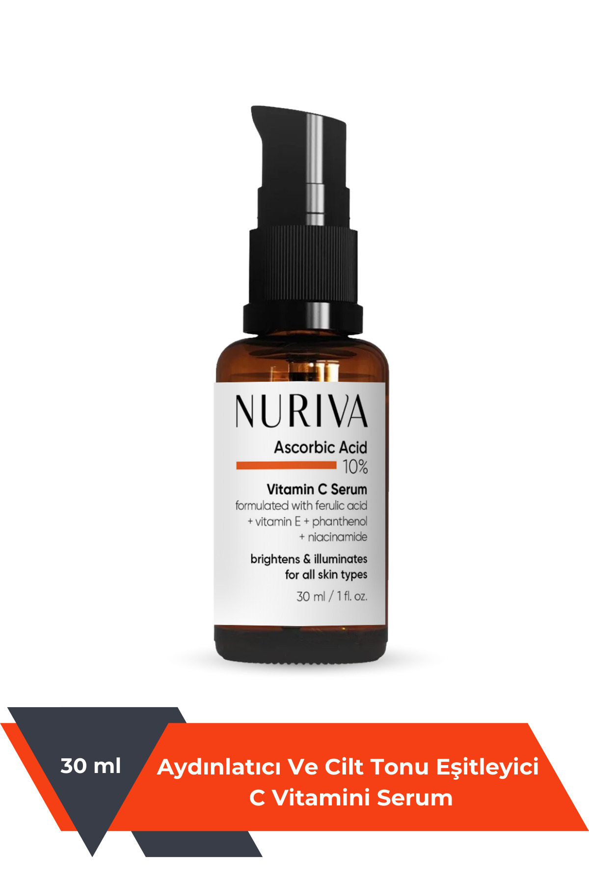 NURIVA Aydınlatıcı Ve Cilt Tonu Eşitleyici C Vitamini Serum Fiyatı ...