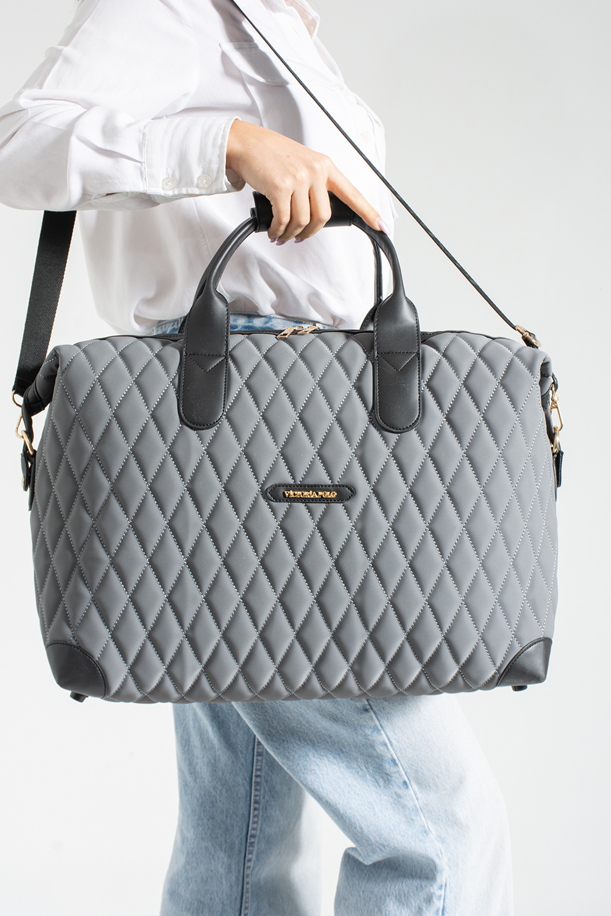 VİCTORİA POLO orijinal Büyük Boy Valiz Tarzı El Ve Omuz Çantası ...