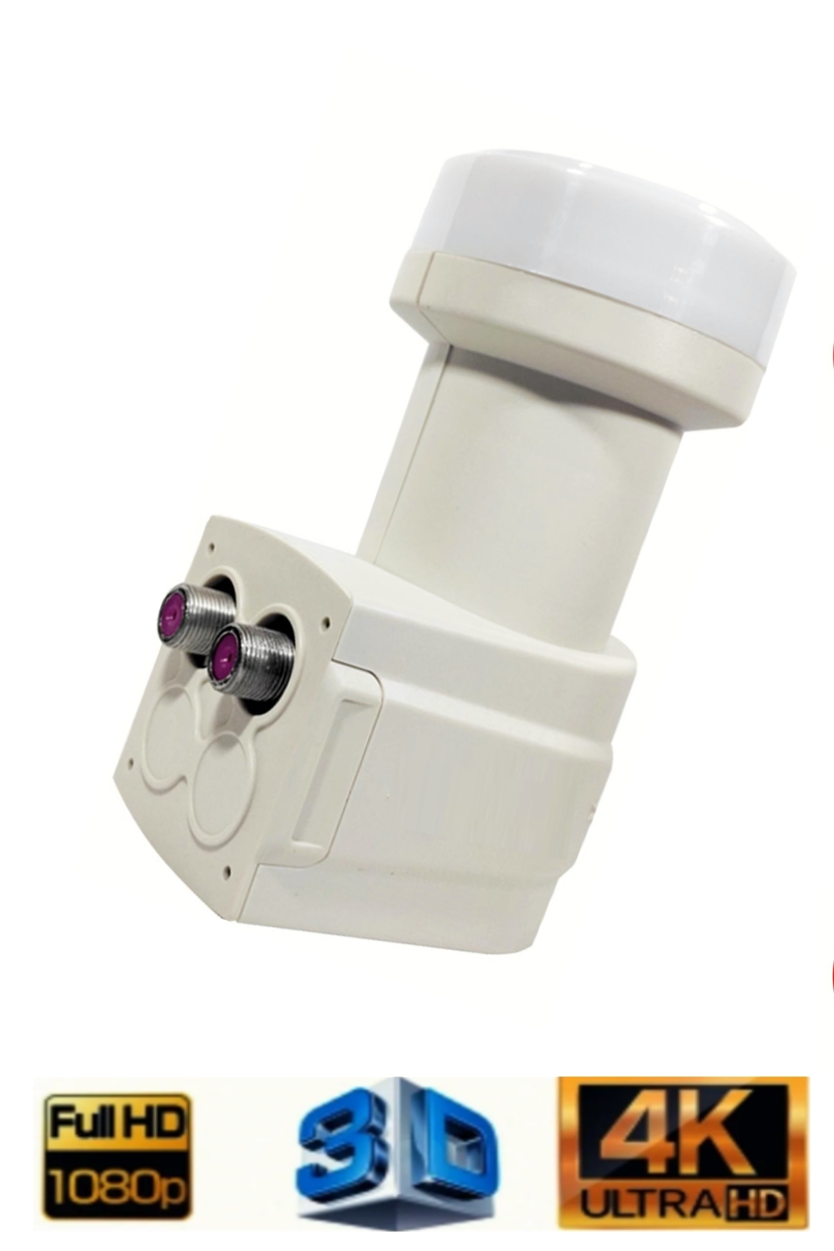 usin Full Ultra Hd 3d 4k Uyumlu Yağmur Korumalı İkili Twin Çiftli Çanak ...