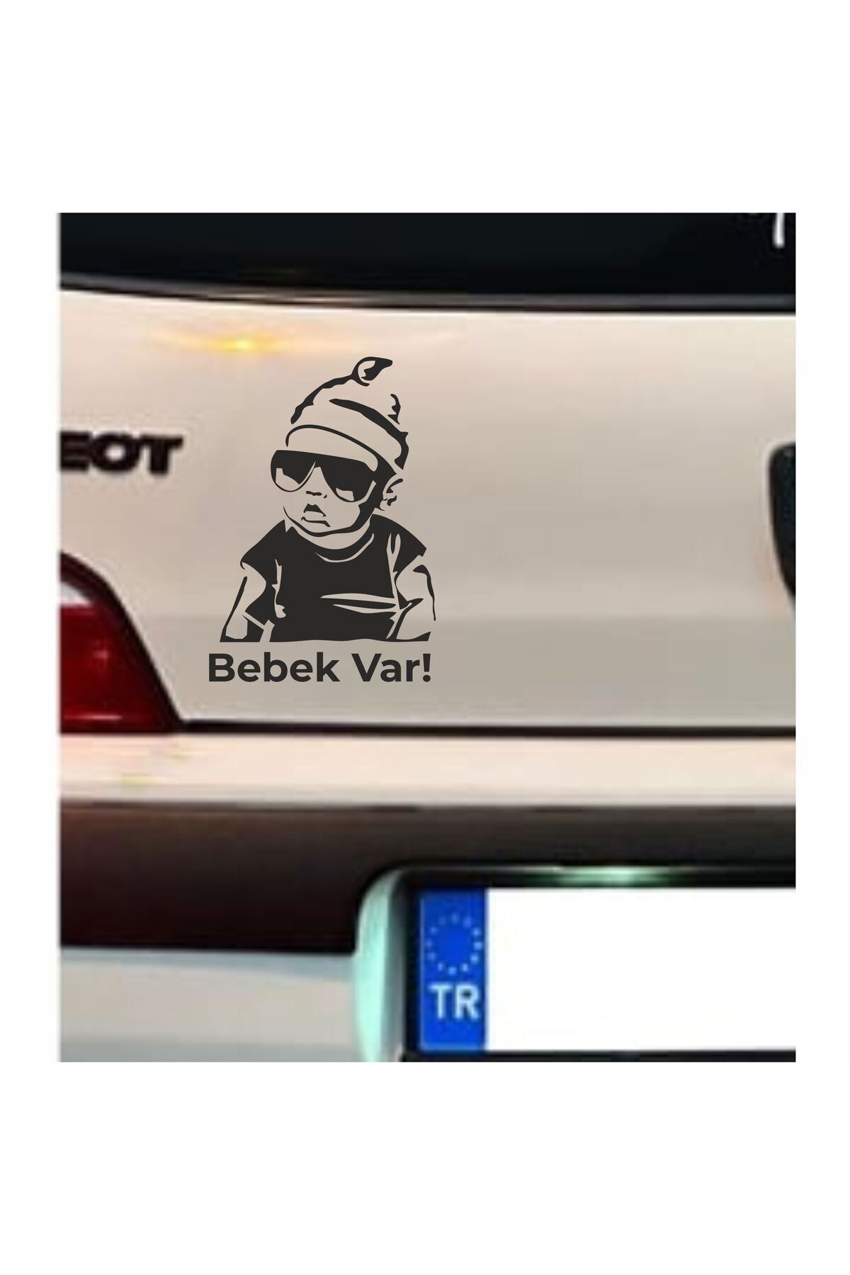 Dkreklam Dikkat Arabada Bebek Var 20x15 Araba Kaput Sticker Oto Cam ...