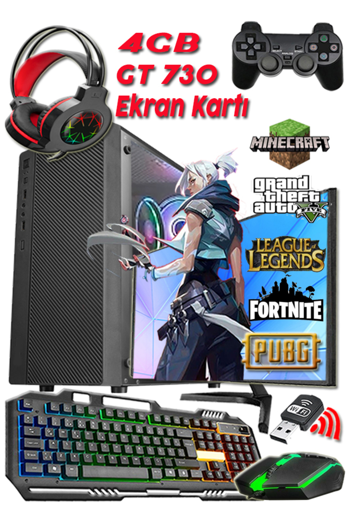 WARBOX Jett Pro I5 2400 8gb 128gb Ssd 250gb Hdd R7 240-4gb 19.5" Fhd ...
