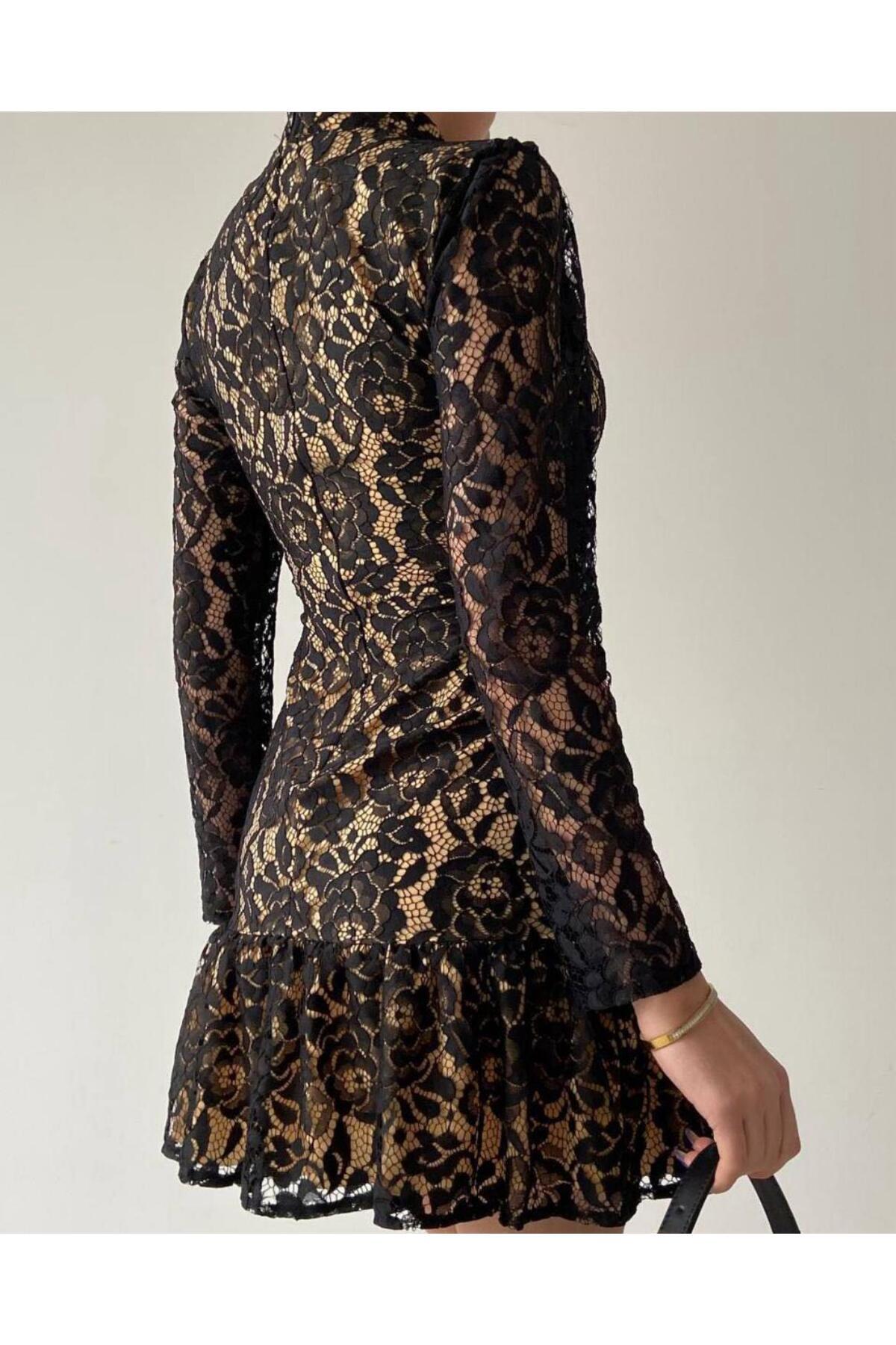 PHYSKOS Güpür Dantel Mini Elbise Fiyatı, Yorumları - Trendyol