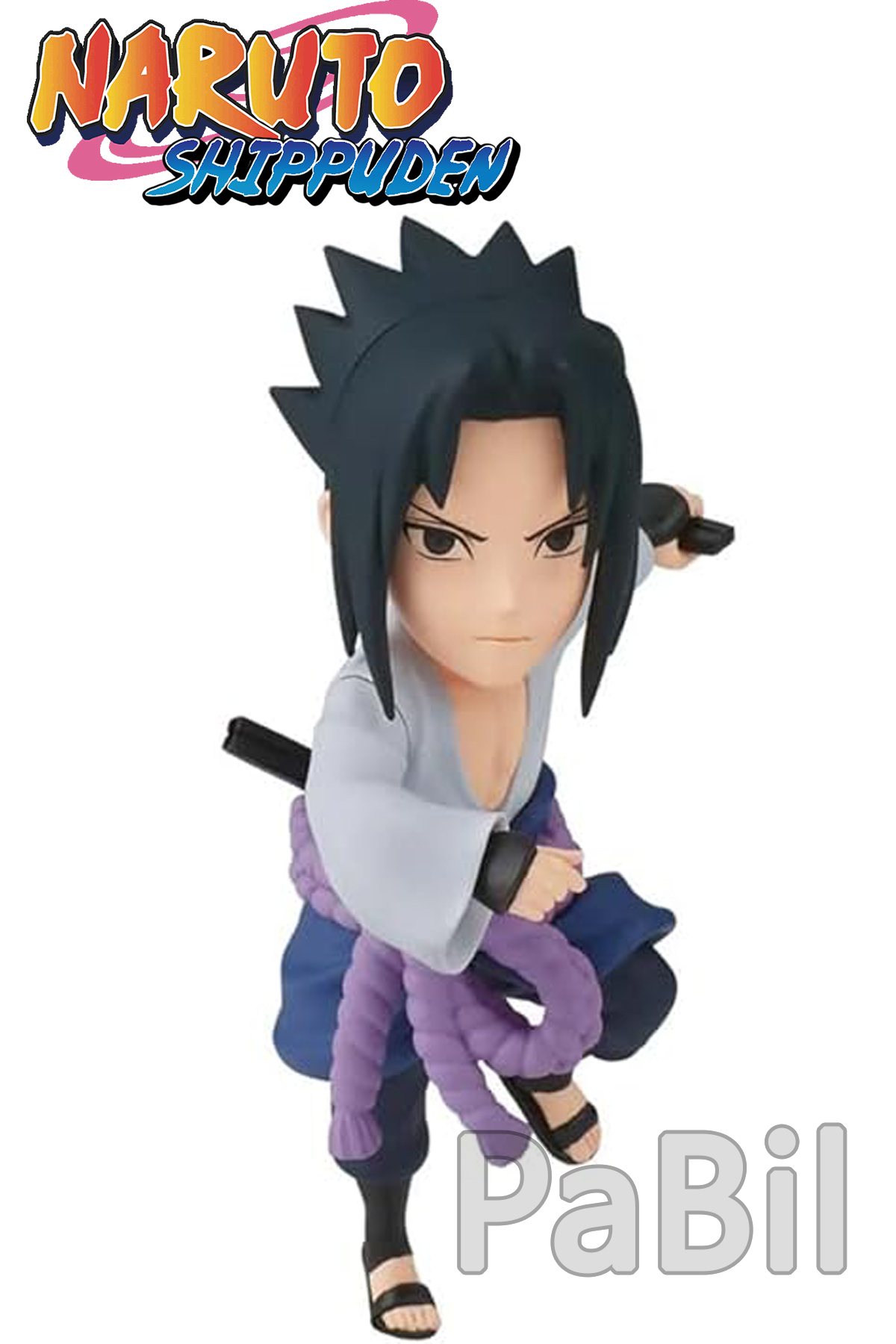 PaBil Naruto Shippuuden - Wcw Seri 7 Cm Sasuke Karakter Aksiyon Figür ...