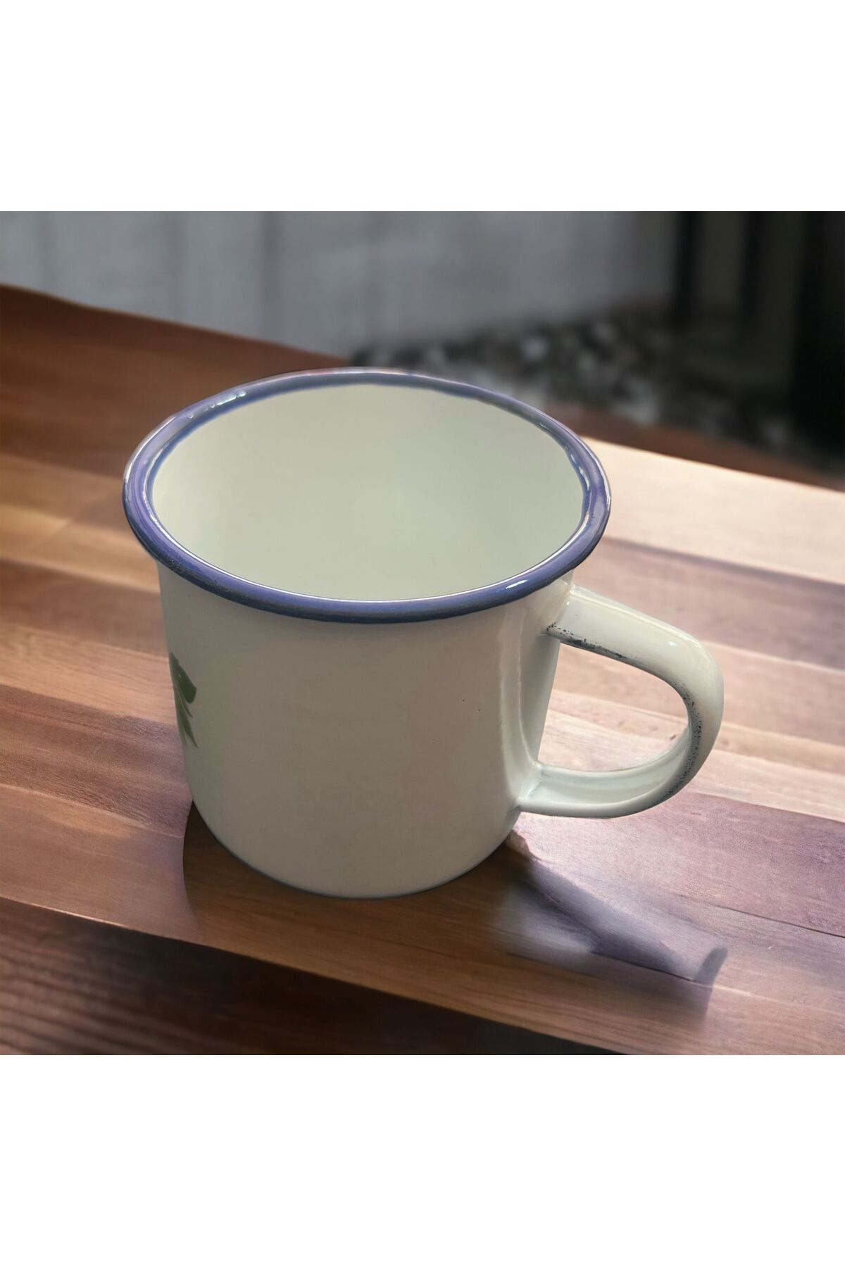 ÖY ELİSAM Çinko Kulplu Kupa Emaye Maşafa Kamp Ve Türk Fincanı 350 Ml 1 ...