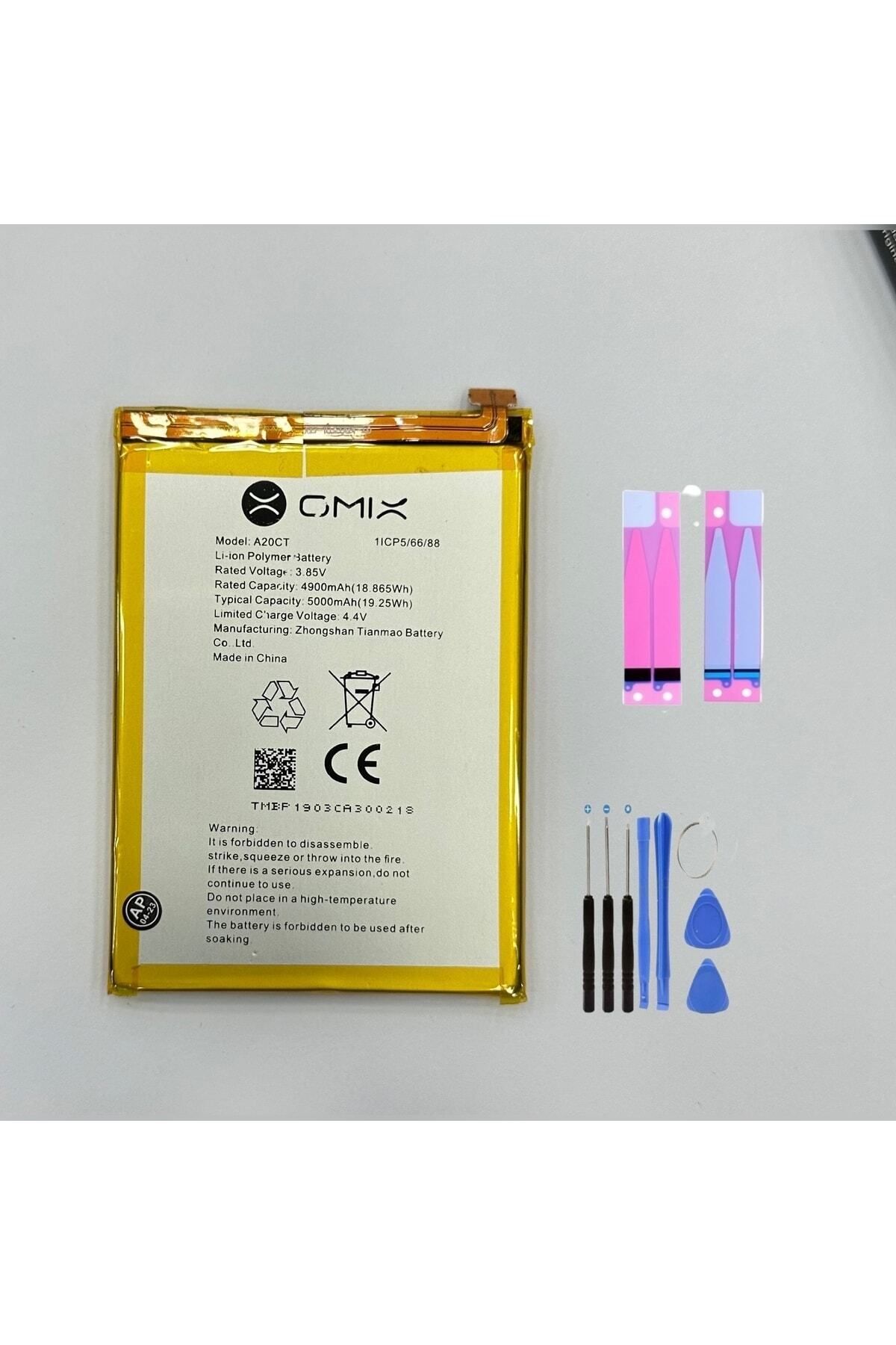 VOROBELA Omix X500 Uyumlu Pil Batarya 5000 Mah - Şarj Edilebilir Pil ...