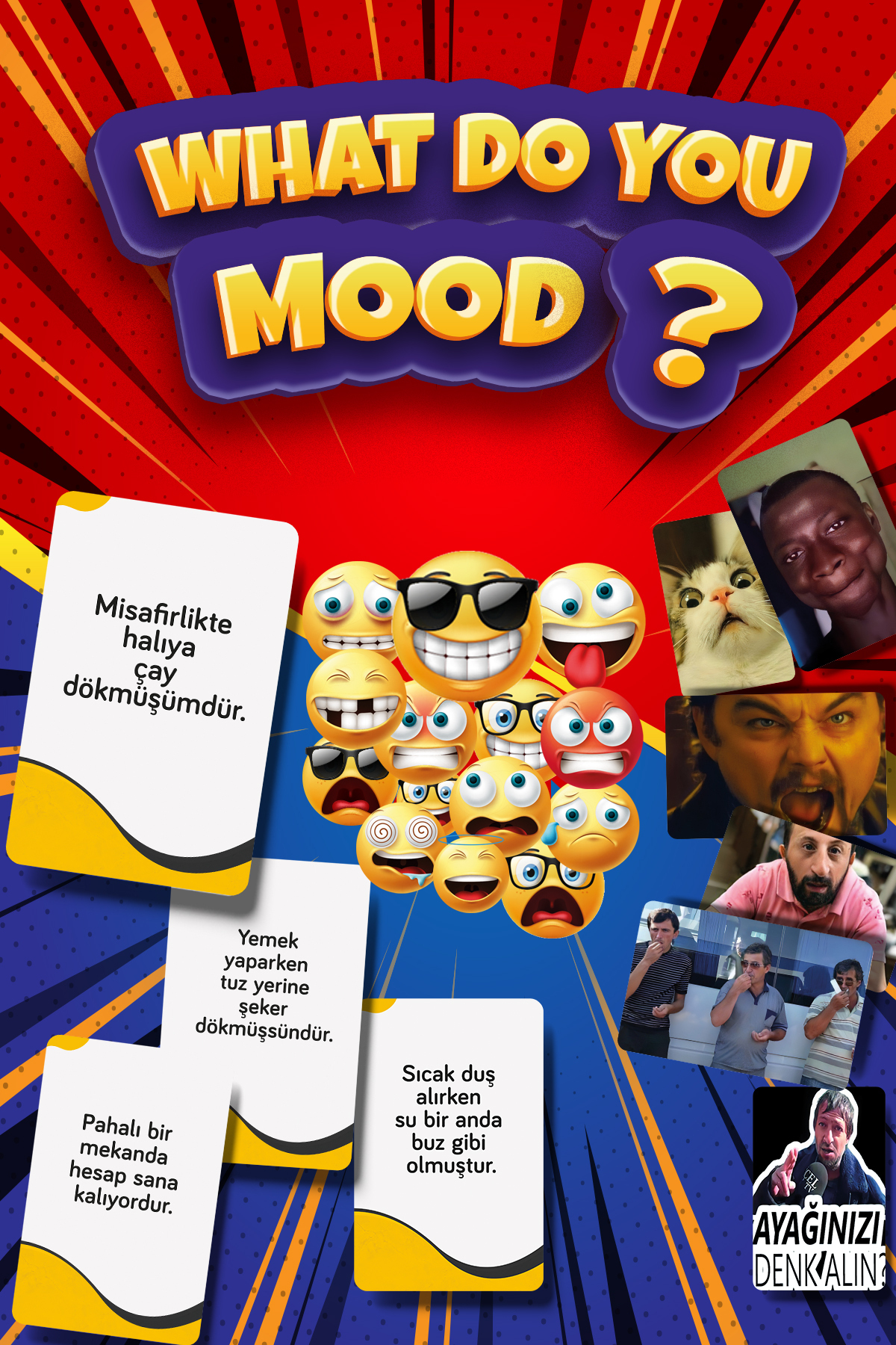 Genel Markalar Moodun Ne - Eğlenceli Grup Arkadaş Aile Kutu Oyunu ...