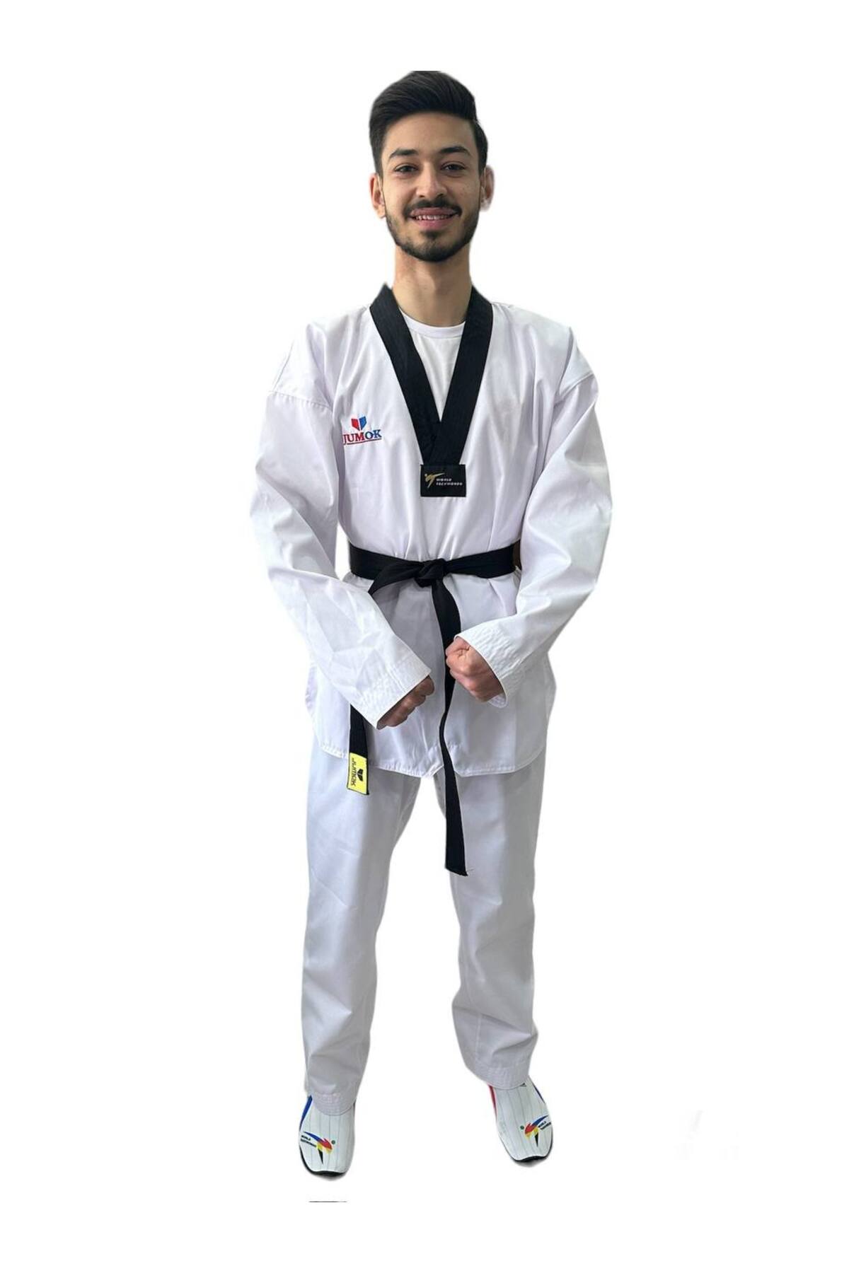 JUMOK Siyah Yaka Fitilli Taekwondo Elbisesi Dobok Fiyatı, Yorumları ...