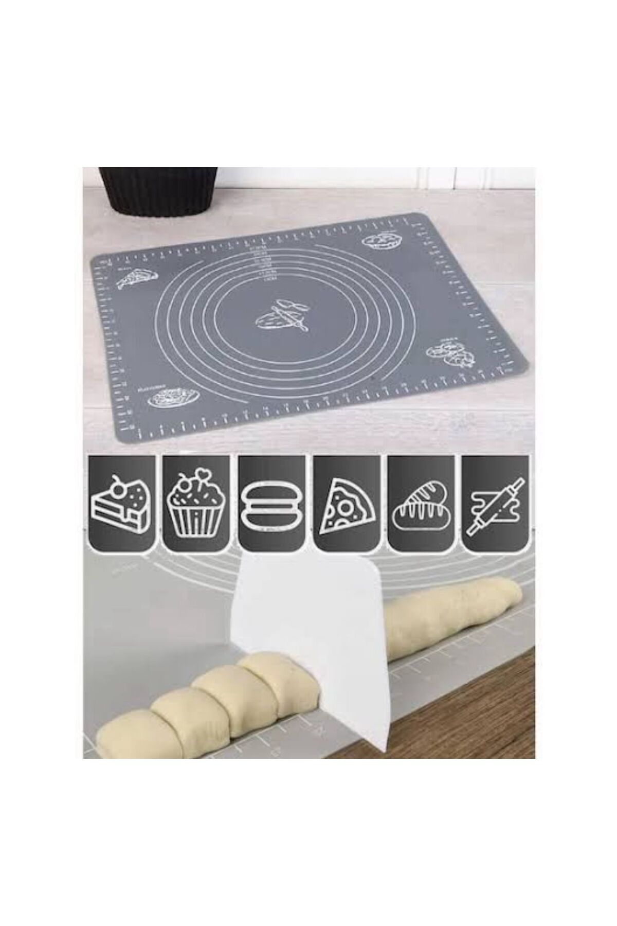 nannoo then Silikon Hamur Açma Matı silikon ve slikon spatula takımı ...