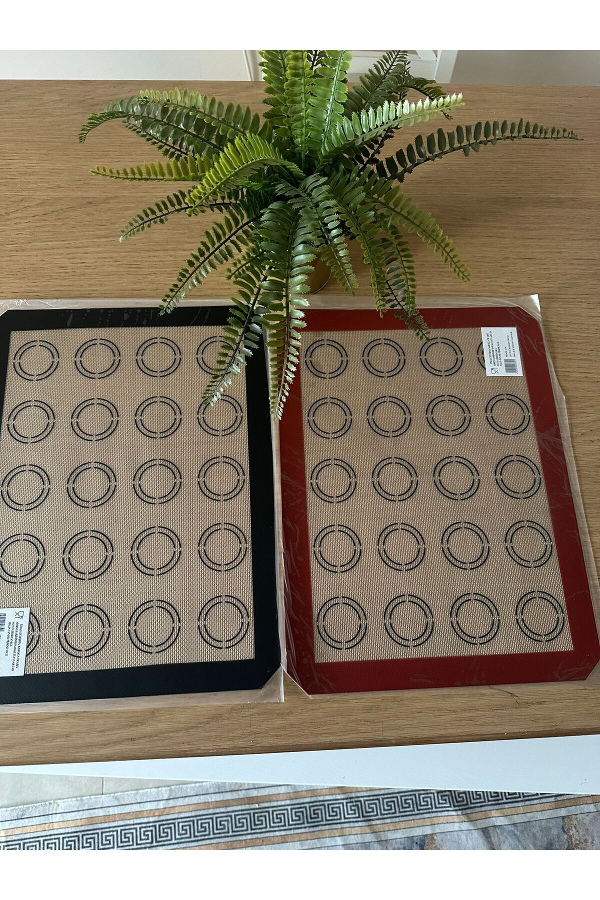 nannoo then Silikon Fırın Kağıdı Fırın Tepsi Matı Slikon Takım Pişirme ...