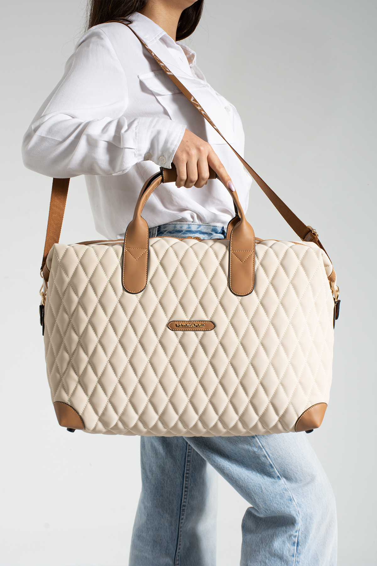 VİCTORİA POLO orijinal Büyük Boy Valiz Tarzı El Ve Omuz Çantası ...