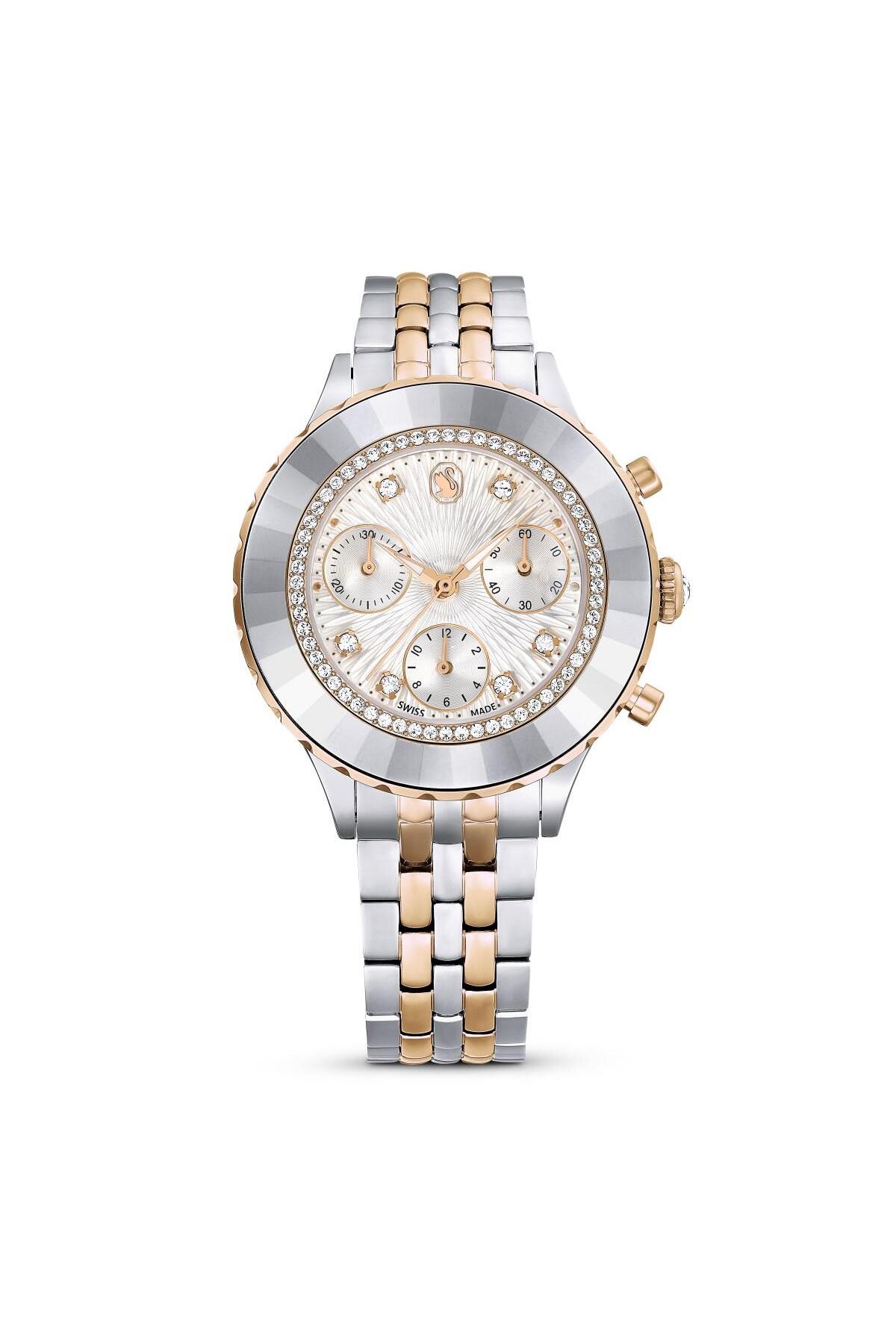 Swarovski 5672937 Swarovski Kol Saati Octea Chrono:Mb Sıl//Sts Pro ...