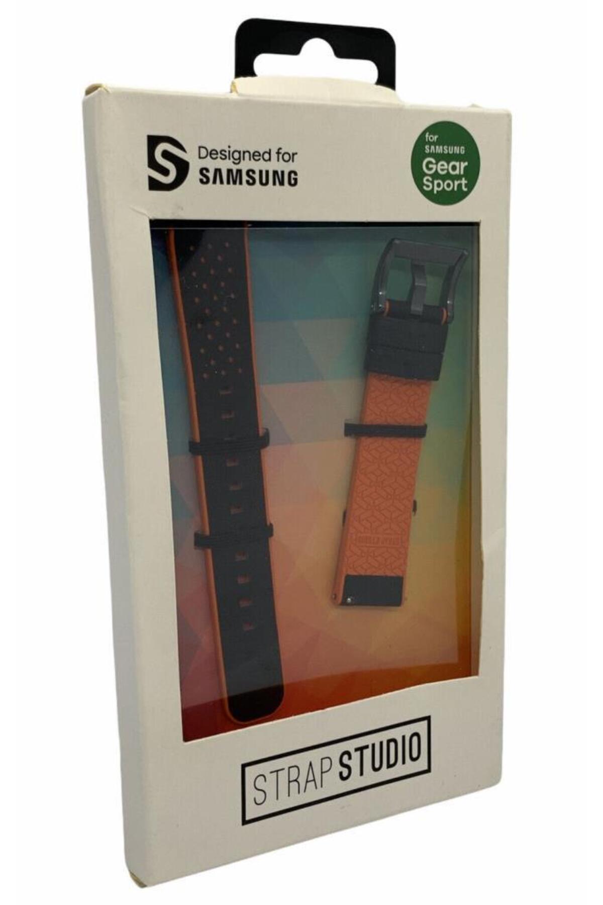 Samsung Strap Studio Gear Sport Hybrid Kayış Turuncu Siyah Fiyatı ...