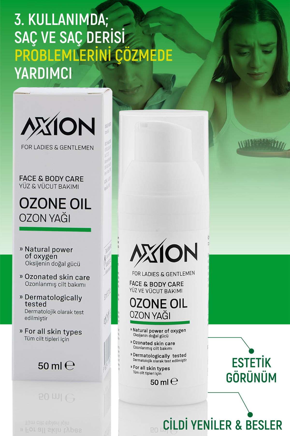 AXION OZON YAĞI YÜZ VÜCUT BAKIMI 50 ML Fiyatı, Yorumları - Trendyol