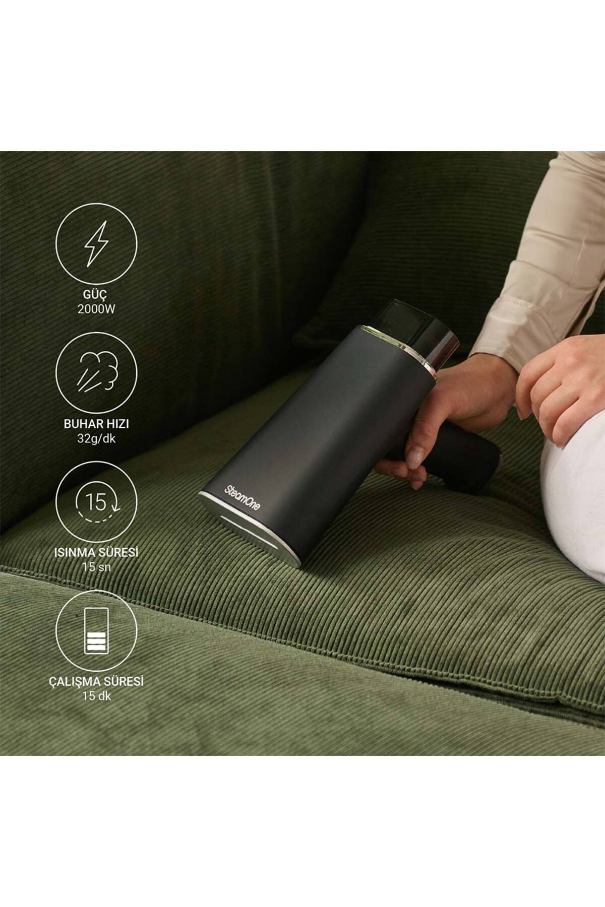 STEAMONE Eufd80b James Katlanabilir Portatif Buharlı Dikey Ütü Fiyatı ...