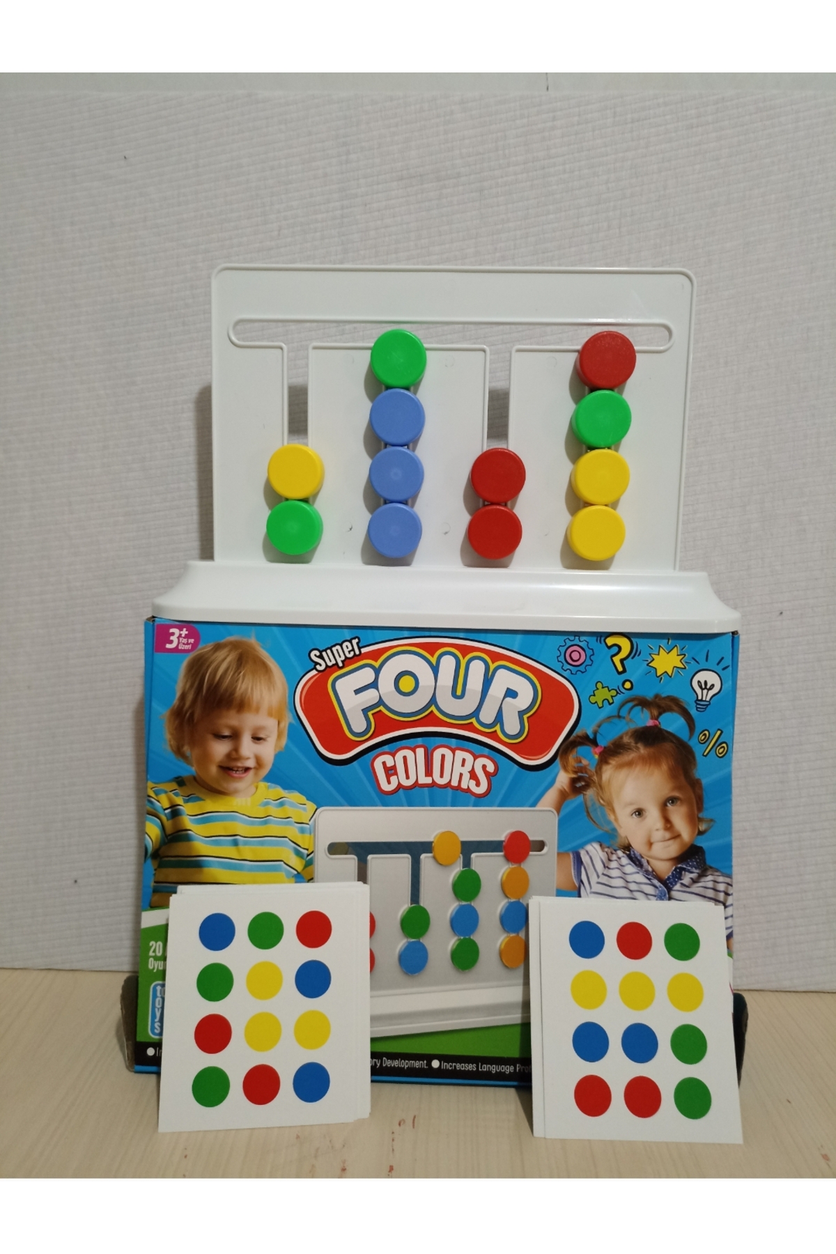 HBNC Four Color Game Akıl Zekâ Mantık Oyunu Rubik Abaküs (4 Renk Oyun ...