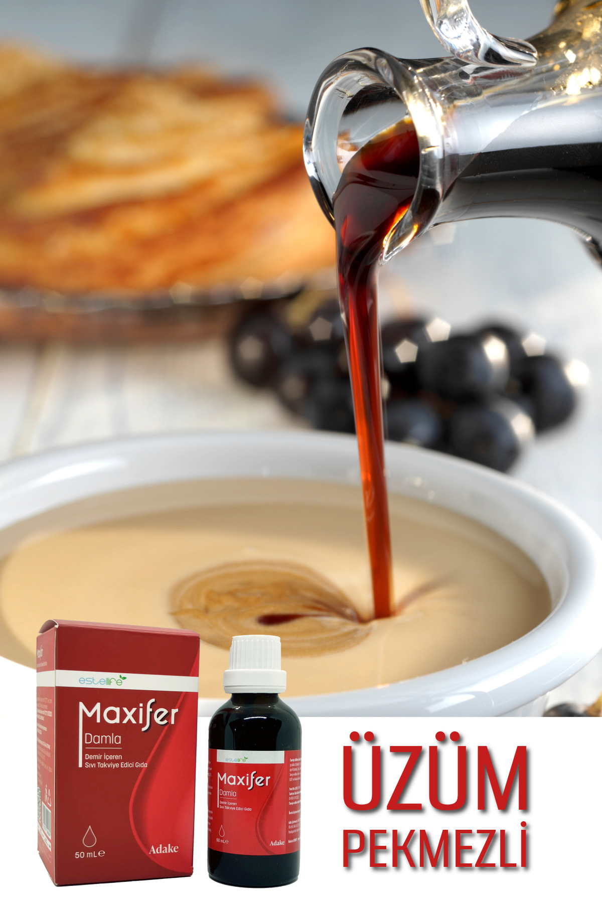 estellife Demir Takviyesi Maxifer Damla Üzüm Pekmezli 50ml - Fiyatı ...