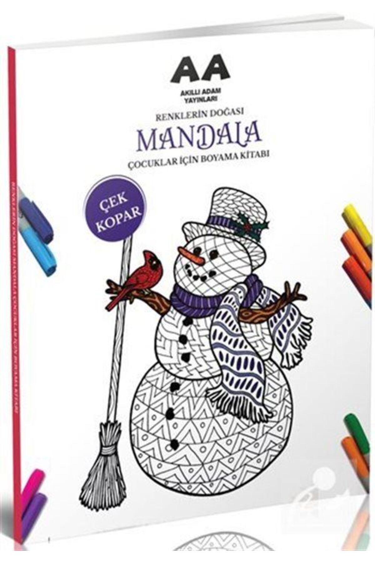 Akıllı Adam Mandala Renklerin Doğası Çocuklar Için Boyama Kitabı ...