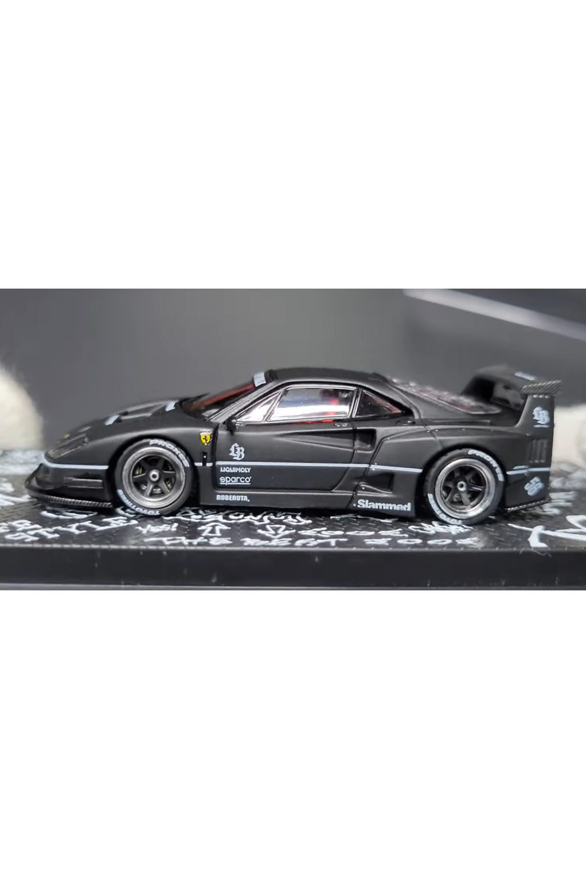 Inno 64 Ferrari F40 Lbwk Matte Black Hong Kong Toycar Salon 2023 ...
