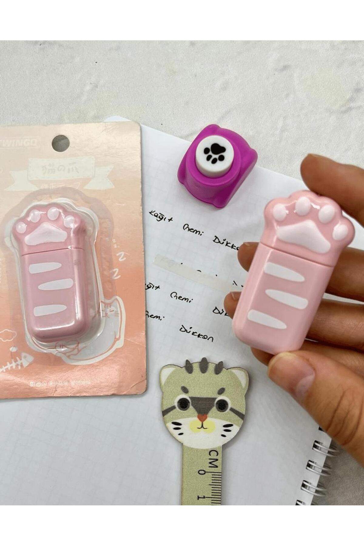 Kağıt Gemi Dükkan Pembe Kedi Patisi Şekilli Tipex / Tipeks / Düzeltme ...