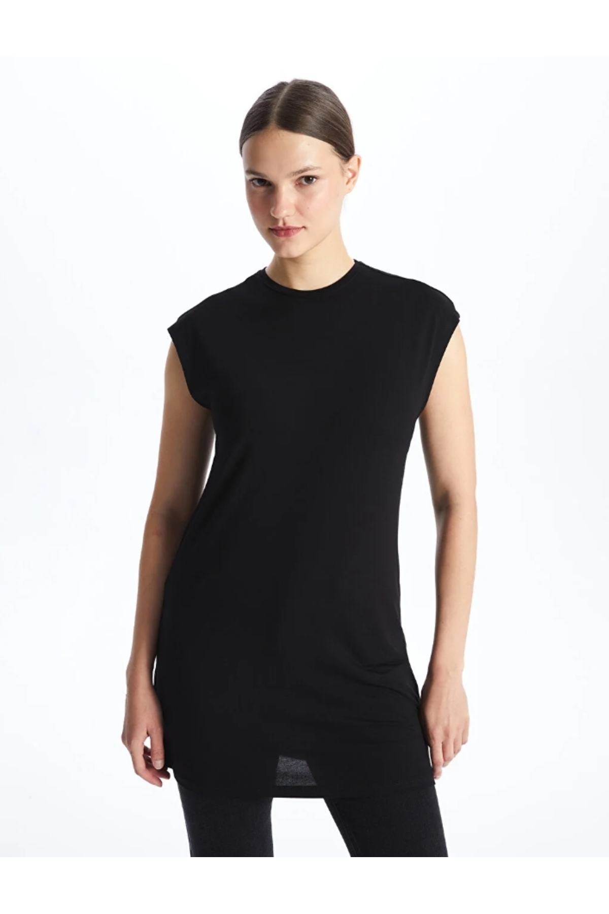 LC Waikiki LCW Modest Kadın Bisiklet Yaka Düz Tunik Fiyatı, Yorumları ...