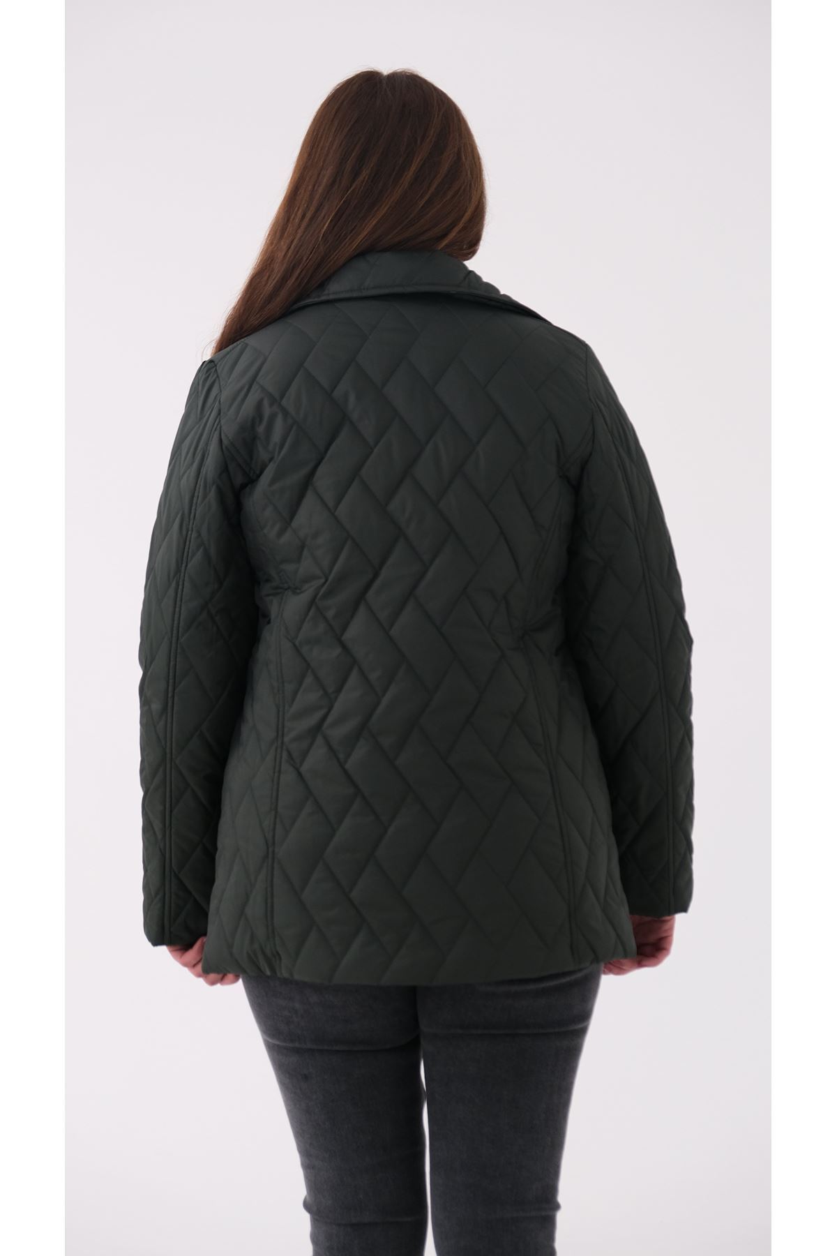 Blues Outlet KADIN PARKE DESEN KAPİTONE MONT-YEŞİL - Fiyatı, Yorumları