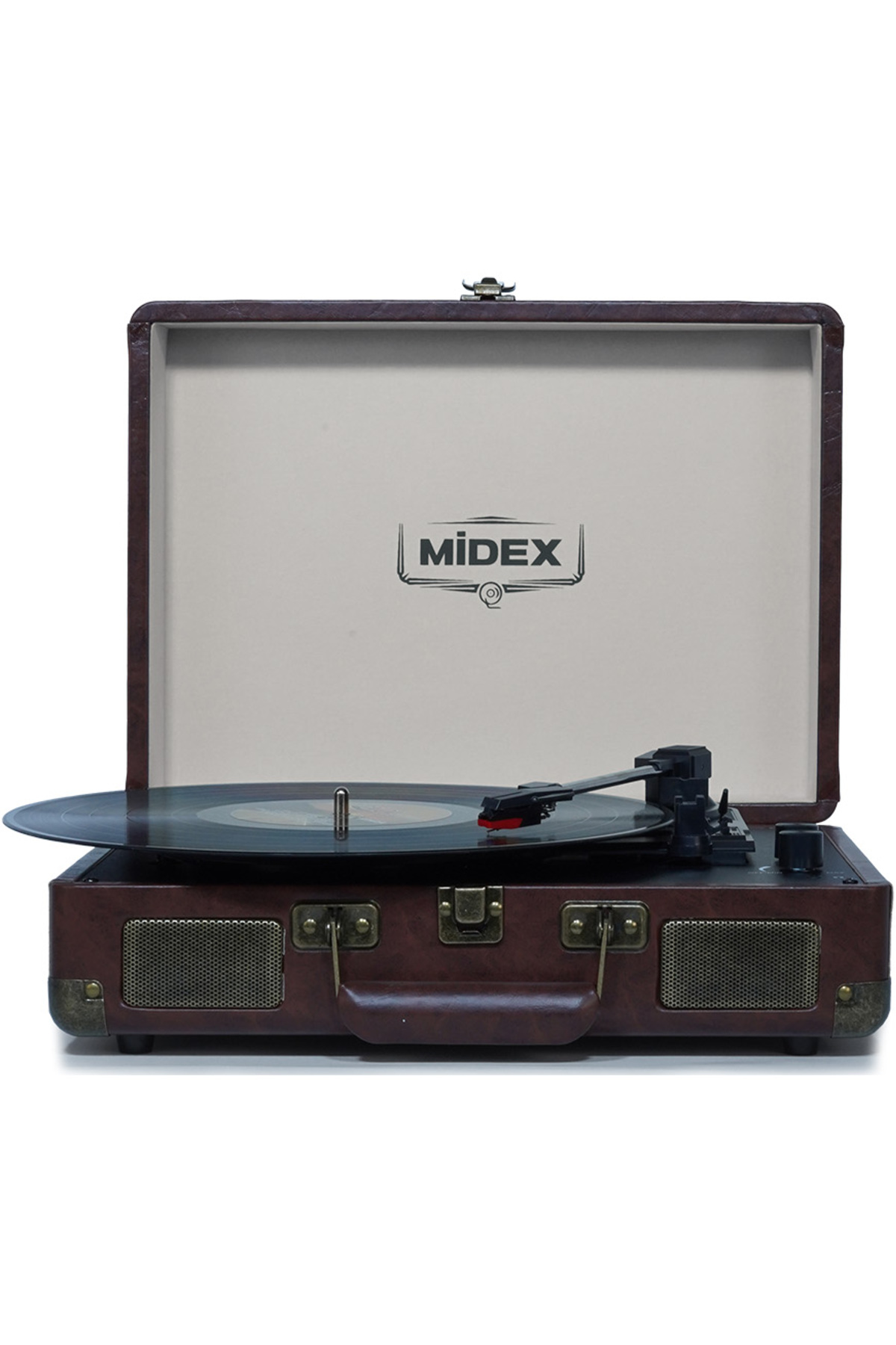 Midex Mtx-101cr Nostaljik Retro Pikap Plak Çalar (ŞARJLI BLUETOOTH AUX ...