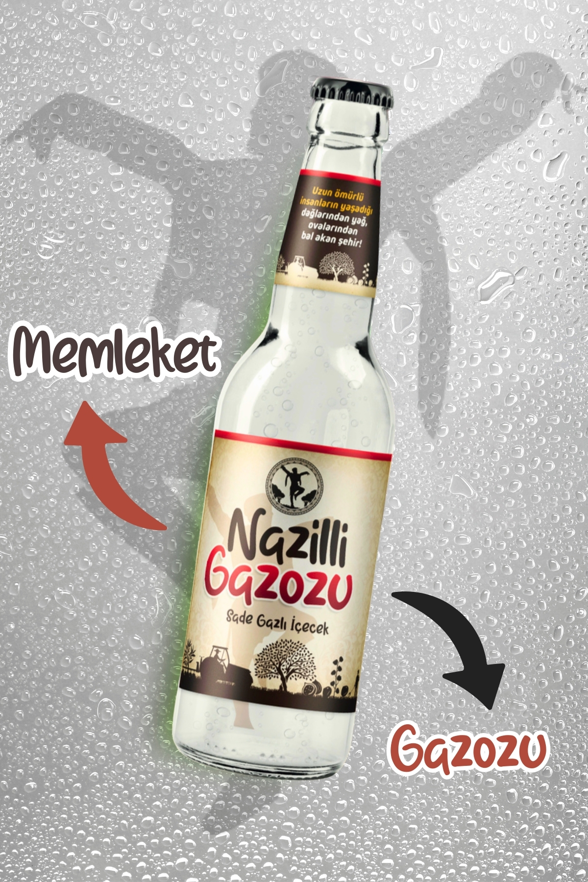 NAZİLLİ GAZOZU Yöresel Nazilli Gazozu 250 Ml. - Efsane Yerel Gazoz (6 ...