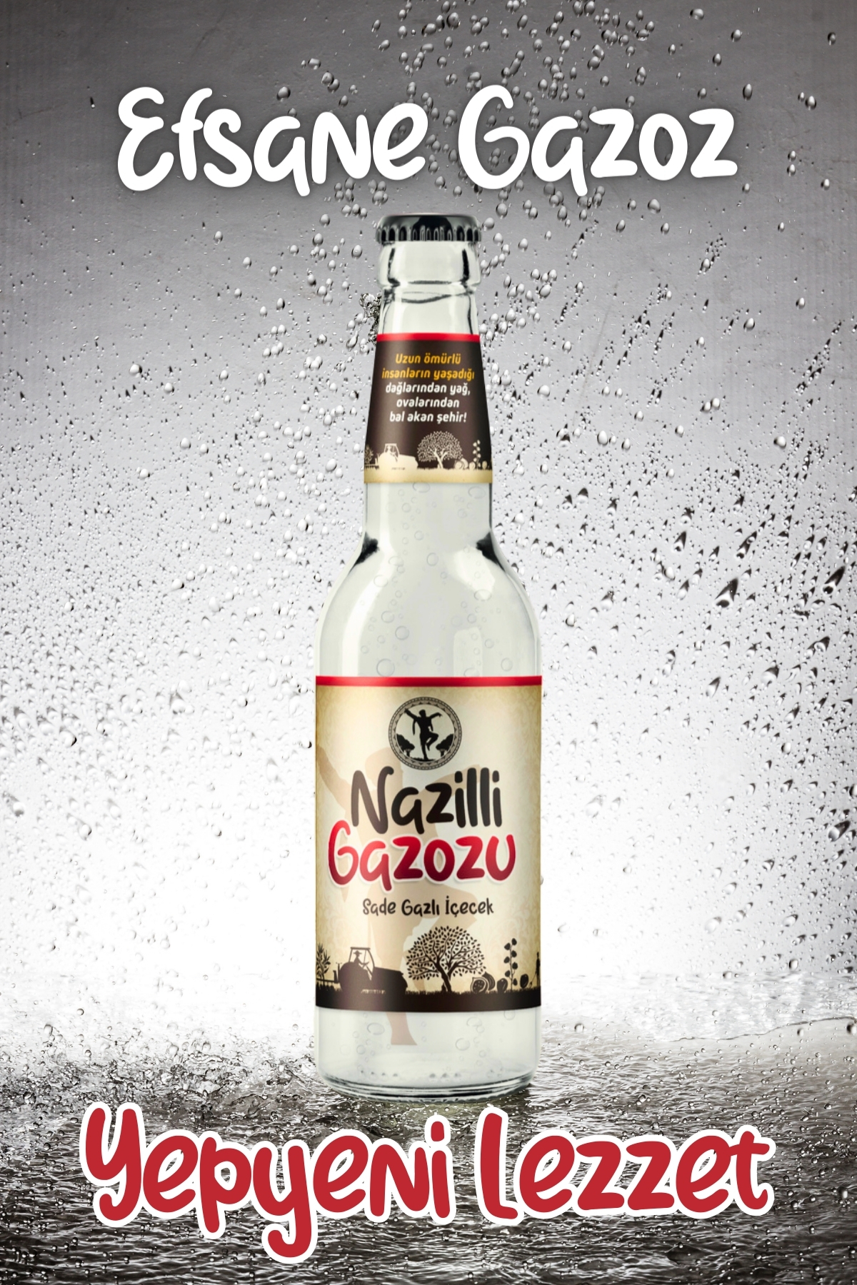 NAZİLLİ GAZOZU Yöresel Nazilli Gazozu 250 Ml. - Efsane Yerel Gazoz (12 ...