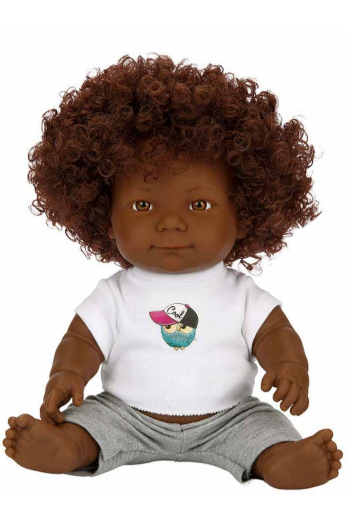 TOYFEST Kıvırcık Esmer Dada Bebek - Gri Eşofmanlı 35 Cm Fiyatı ...