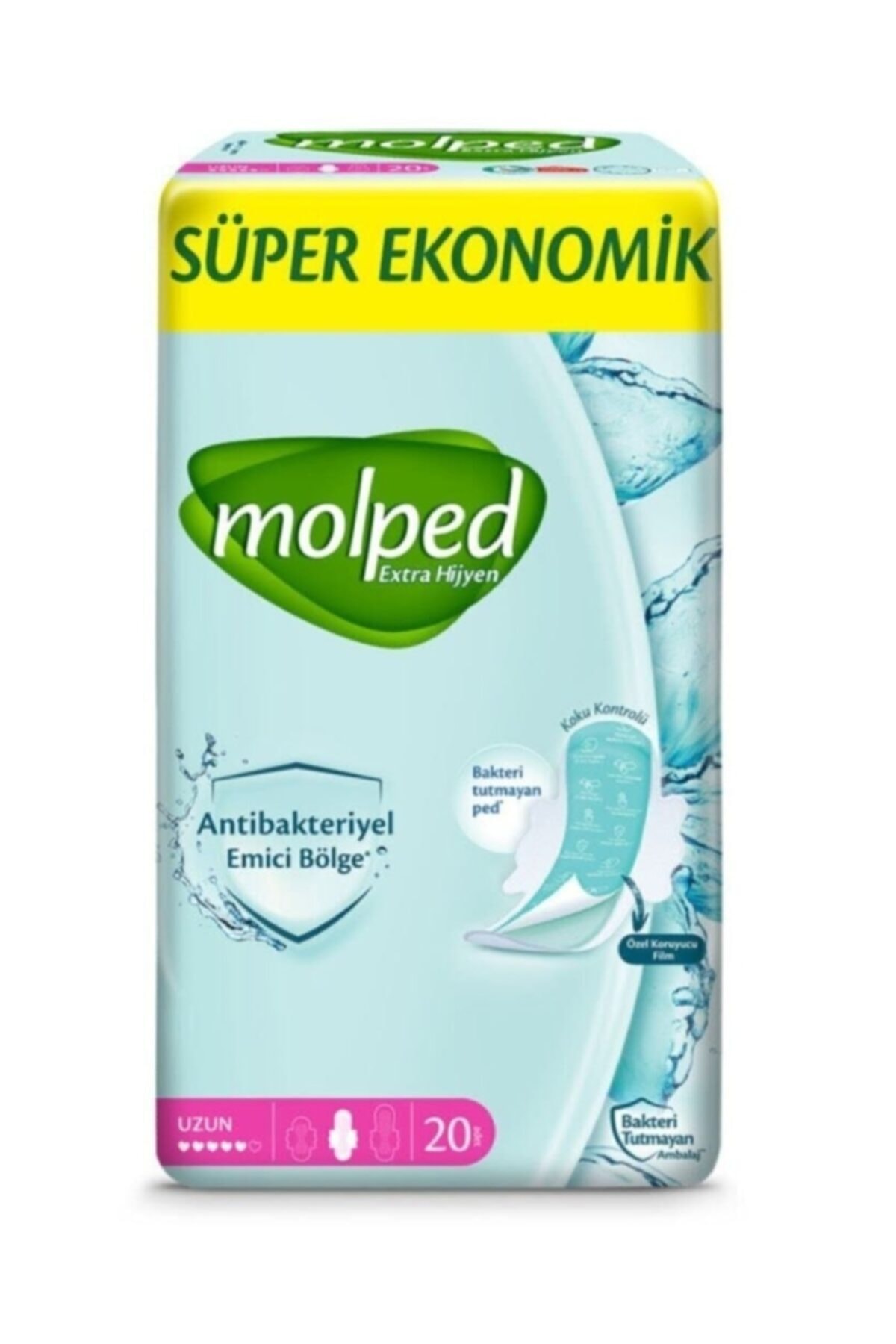 Molped Extra Hijyen Ped Seko Uzun 20li Hijyenik Ped Fiyatı, Yorumları ...