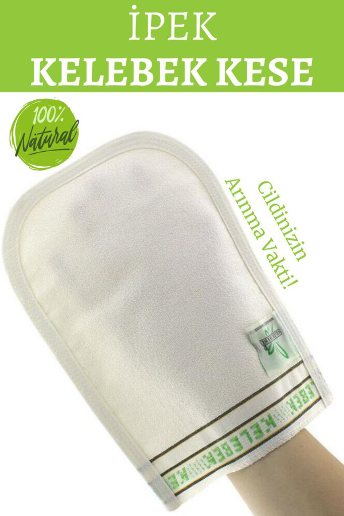 organiflex Yerli İpek Kelebek Kese - Mikro Gözenekli Hamam Kesesi ...