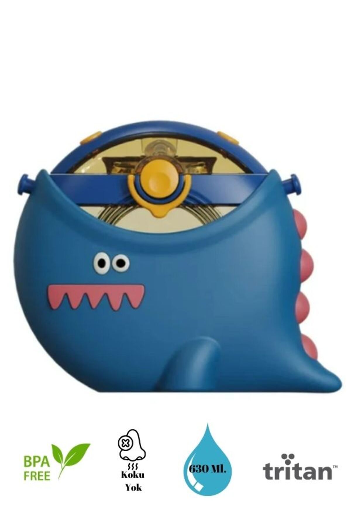 Vagonlife Coco Smile Straw Dinosaur Tritan Bottle - 630ML Fiyatı ...