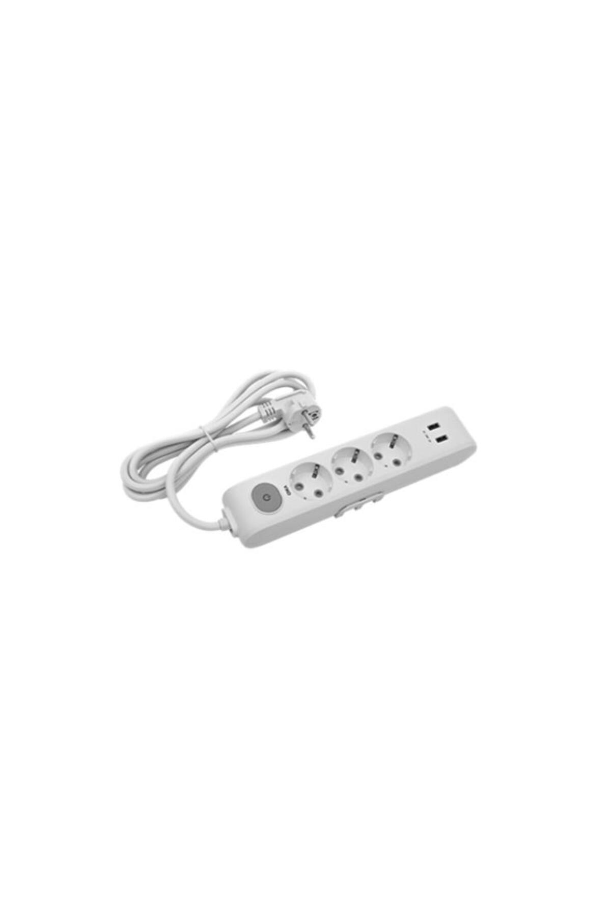 VİKO MULTİ-LET ÜÇLÜ USB'Lİ PRİZ ANAH TOP KABL Ç.K. 2 MT - Fiyatı, Yorumları