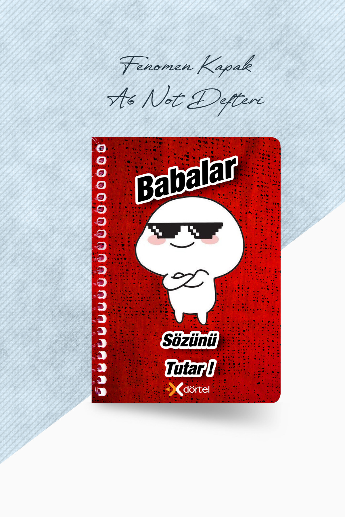 Dortel A6 50 YP Fenomen Kapak Spiralli Çizgili Not Defterleri - 1 Adet ...