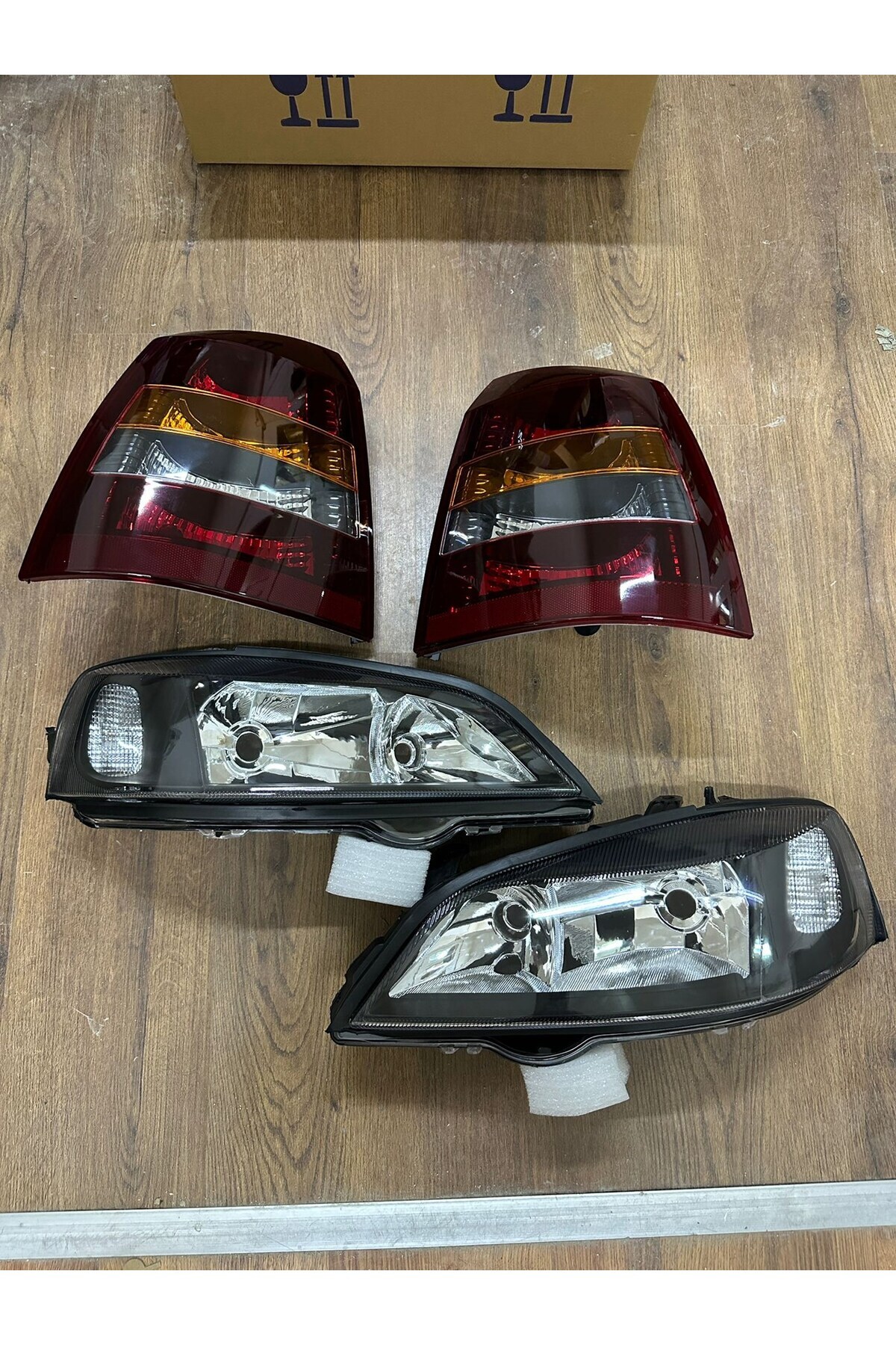 NS Nilser Auto Parts Opel Astra G Sedan Füme Stop + Siyah Far Lambası ...