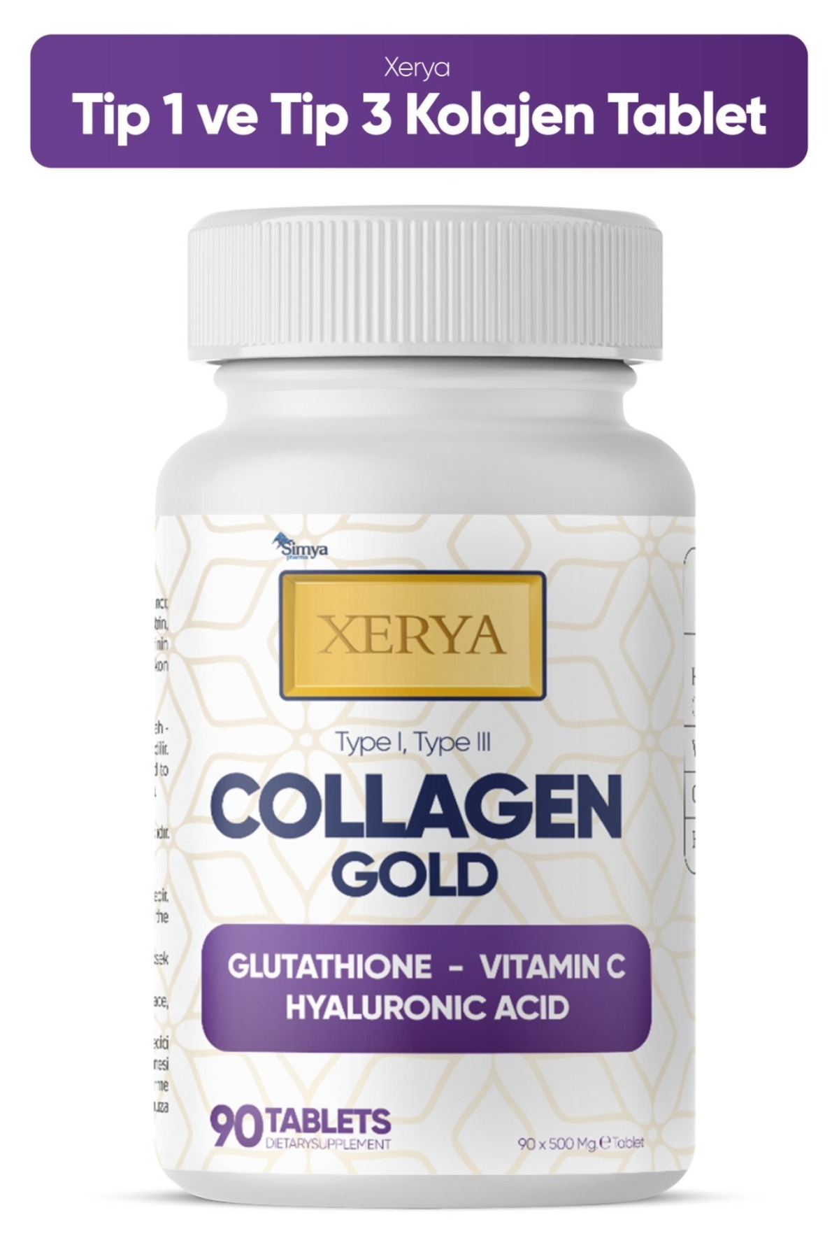 Xerya Tıp 1 Ve 3 Kolajen, Glutatyon, Hyaluronic Acid Ve C Vitamini ...
