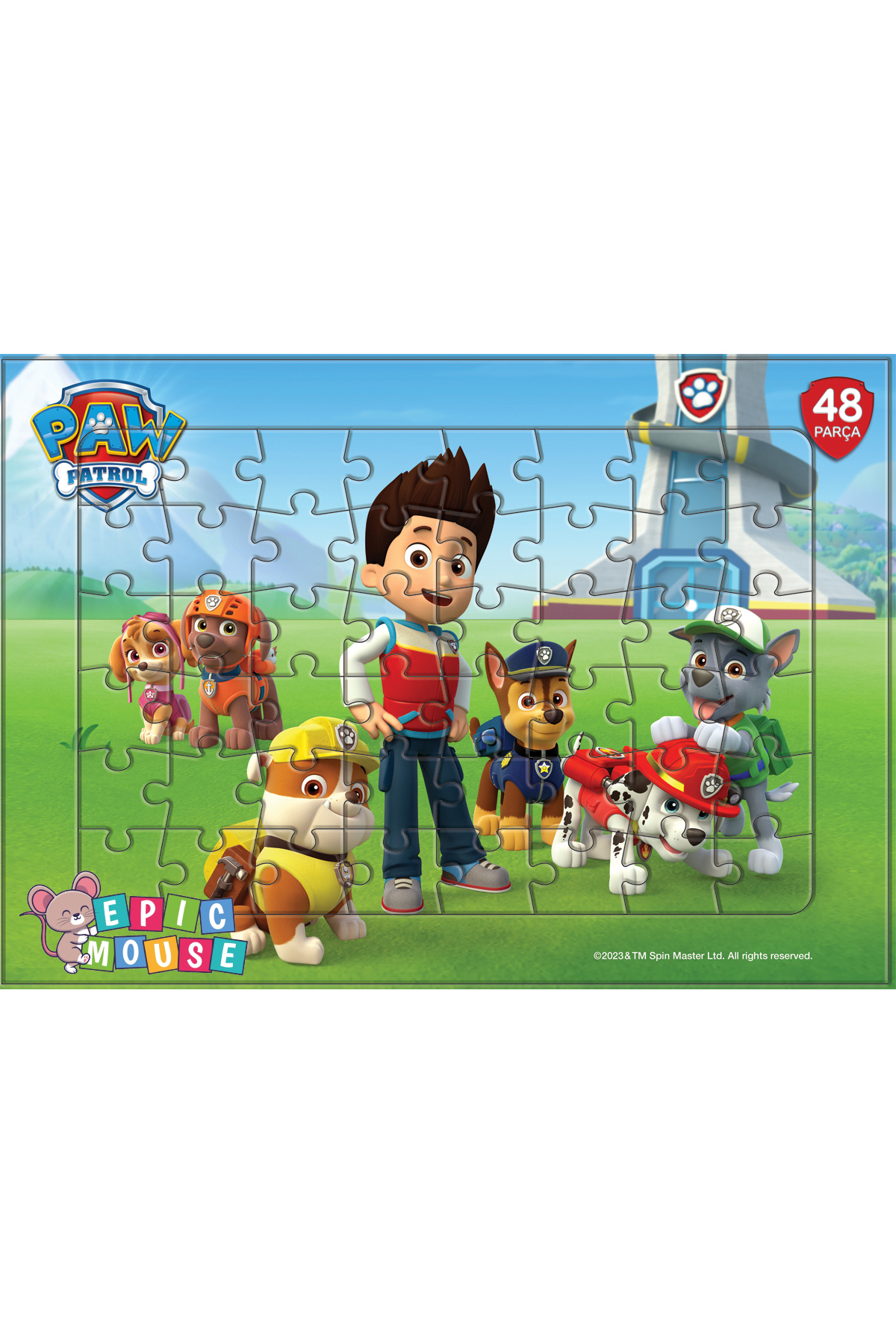 Epic Mouse Paw Patrol Eğitici Puzzle - Başlangıç Seviyesi - 48 Parça ...