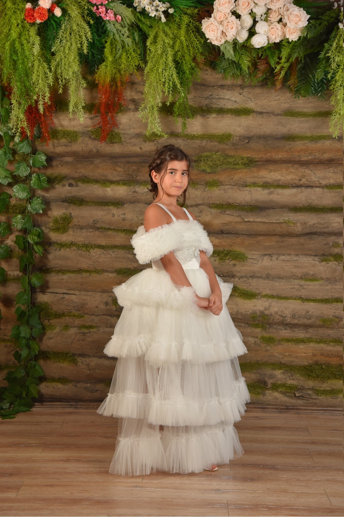 Sirius Kids toka detaylı simli beyaz mezuniyet elbise Fiyatı, Yorumları ...